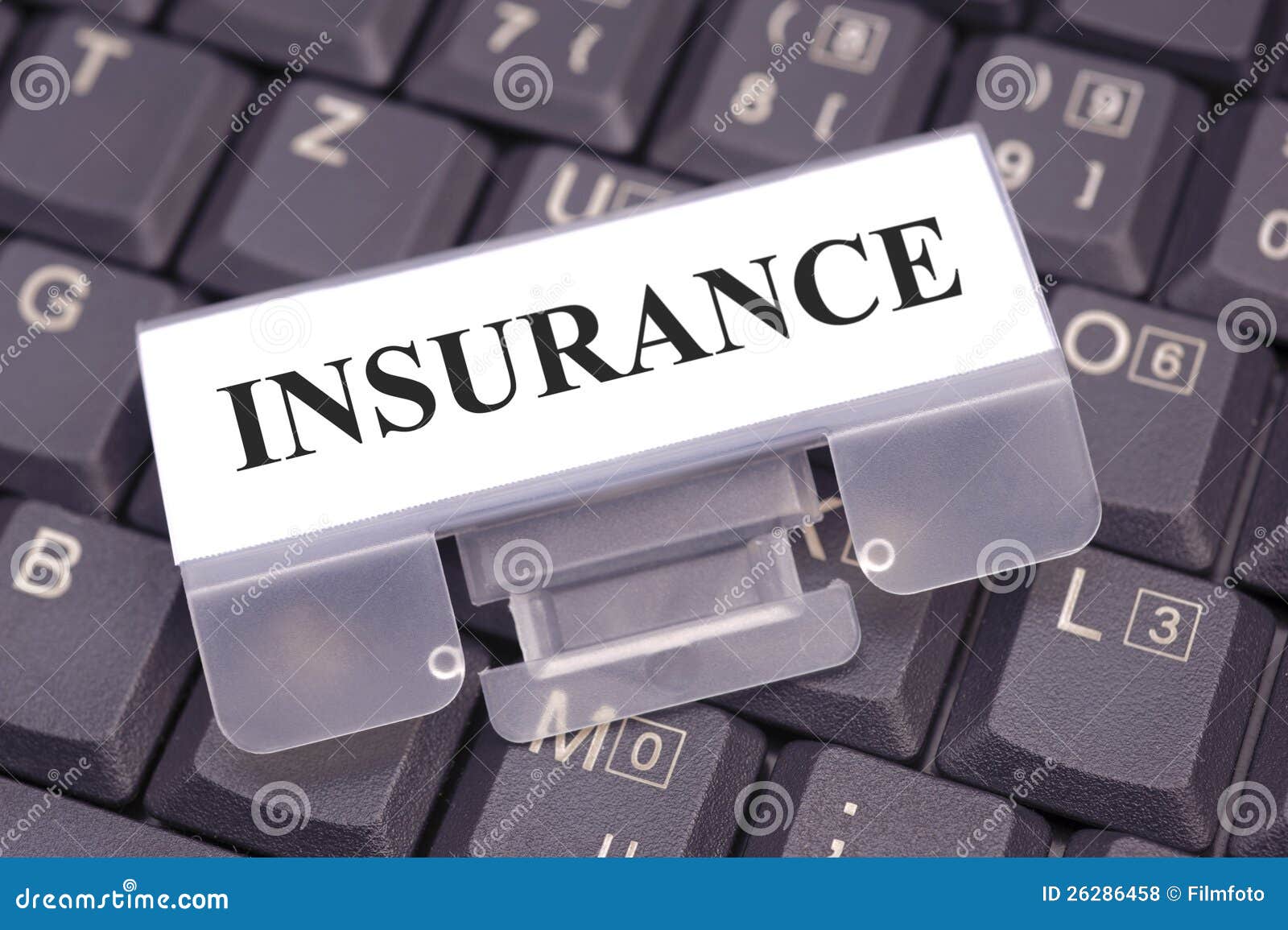 Insurance stock photo. Image of button, health, concept - 26286458