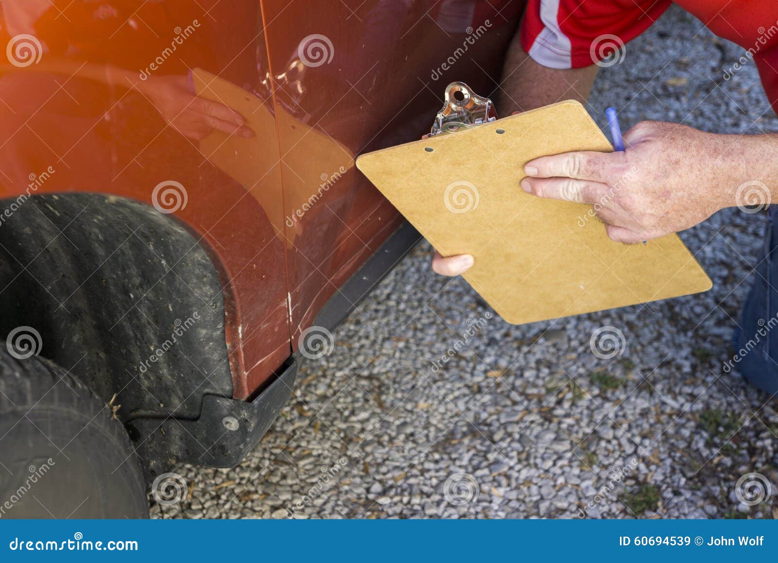 Insurance Adjuster Examing Damages Stock Image - Image of adjuster ...