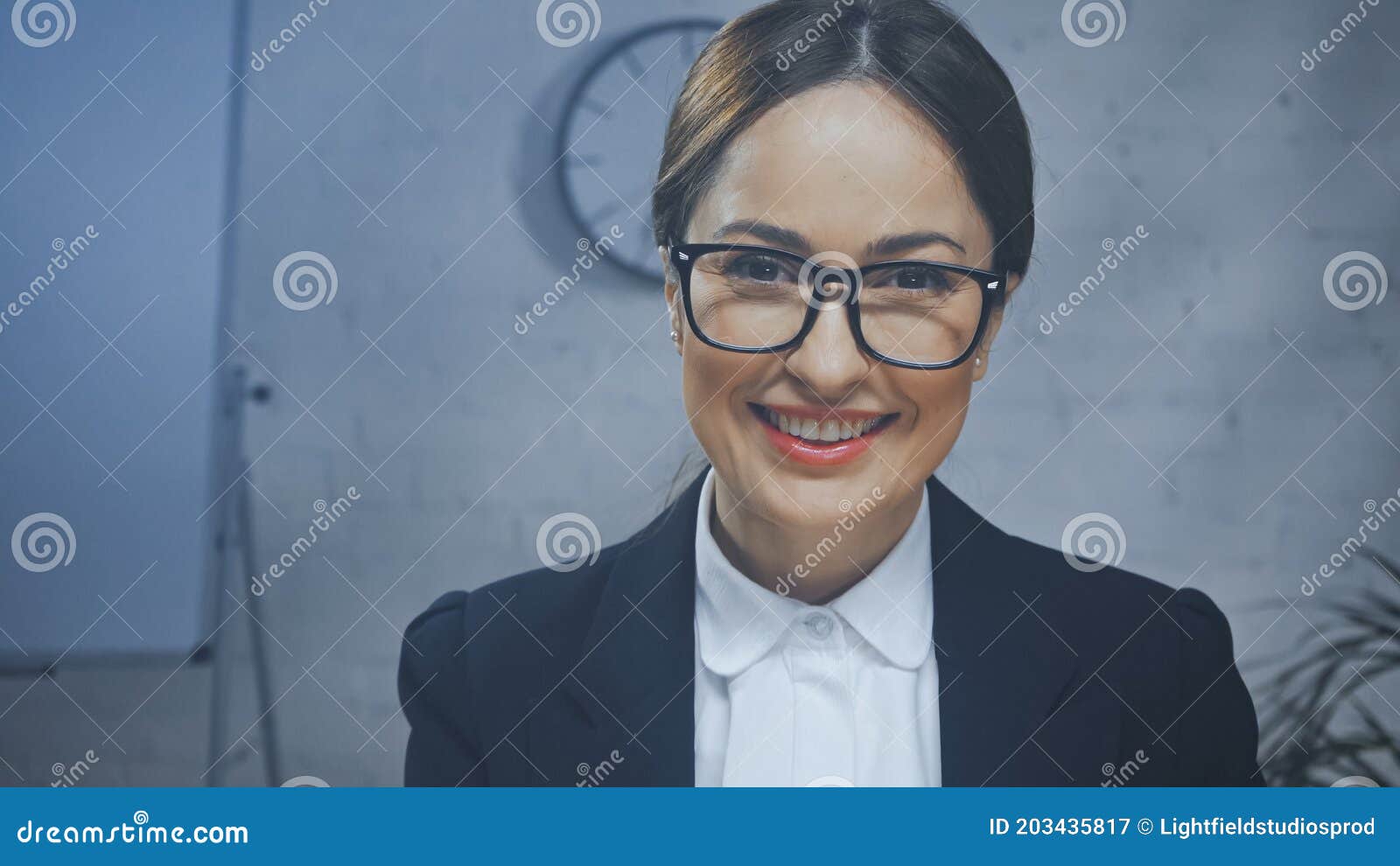 Insurance Agent Looking at Camera in Stock Image - Image of smiling ...