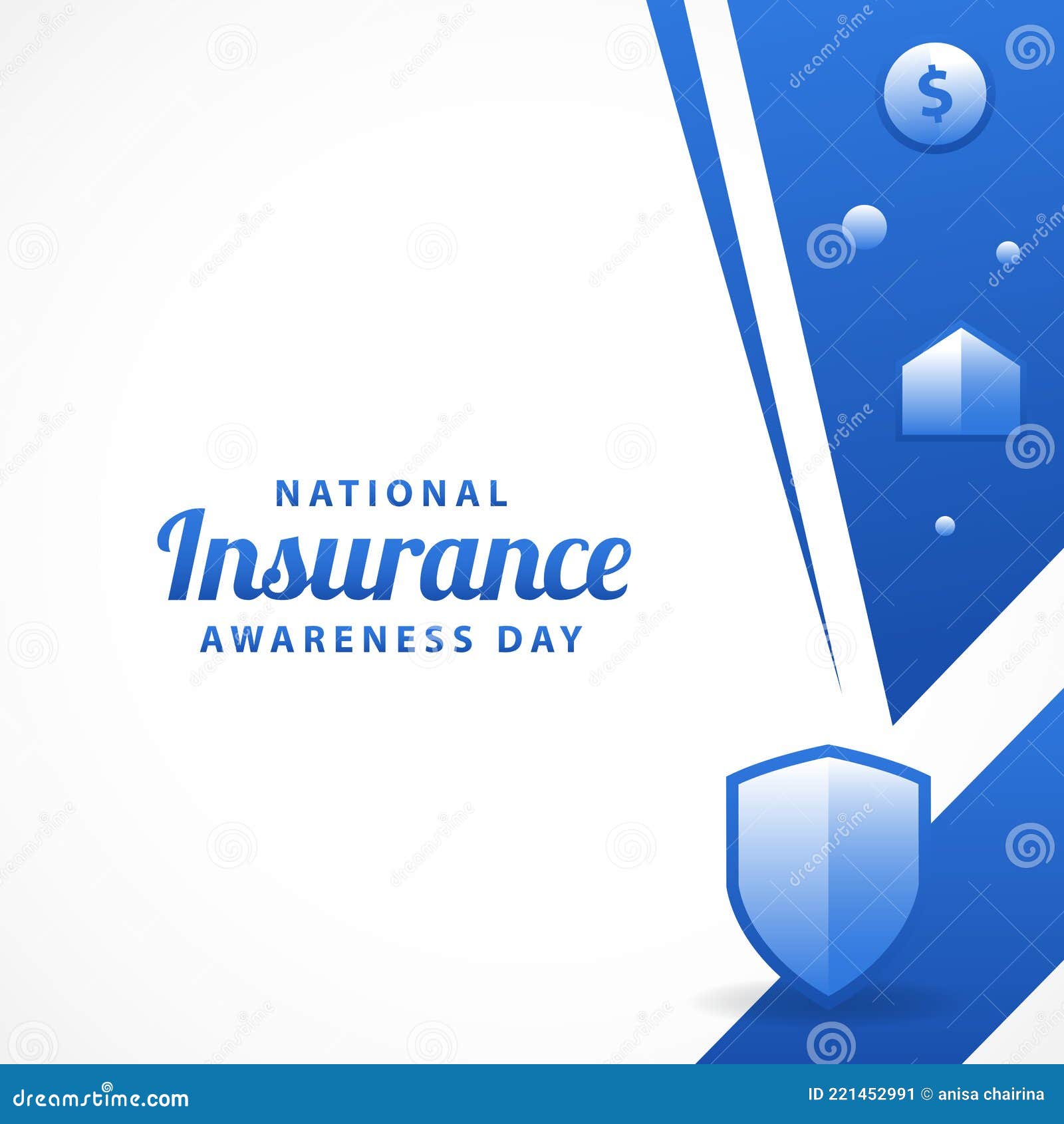 Insurance Awareness Day Background Design Stock Vector - Illustration ...