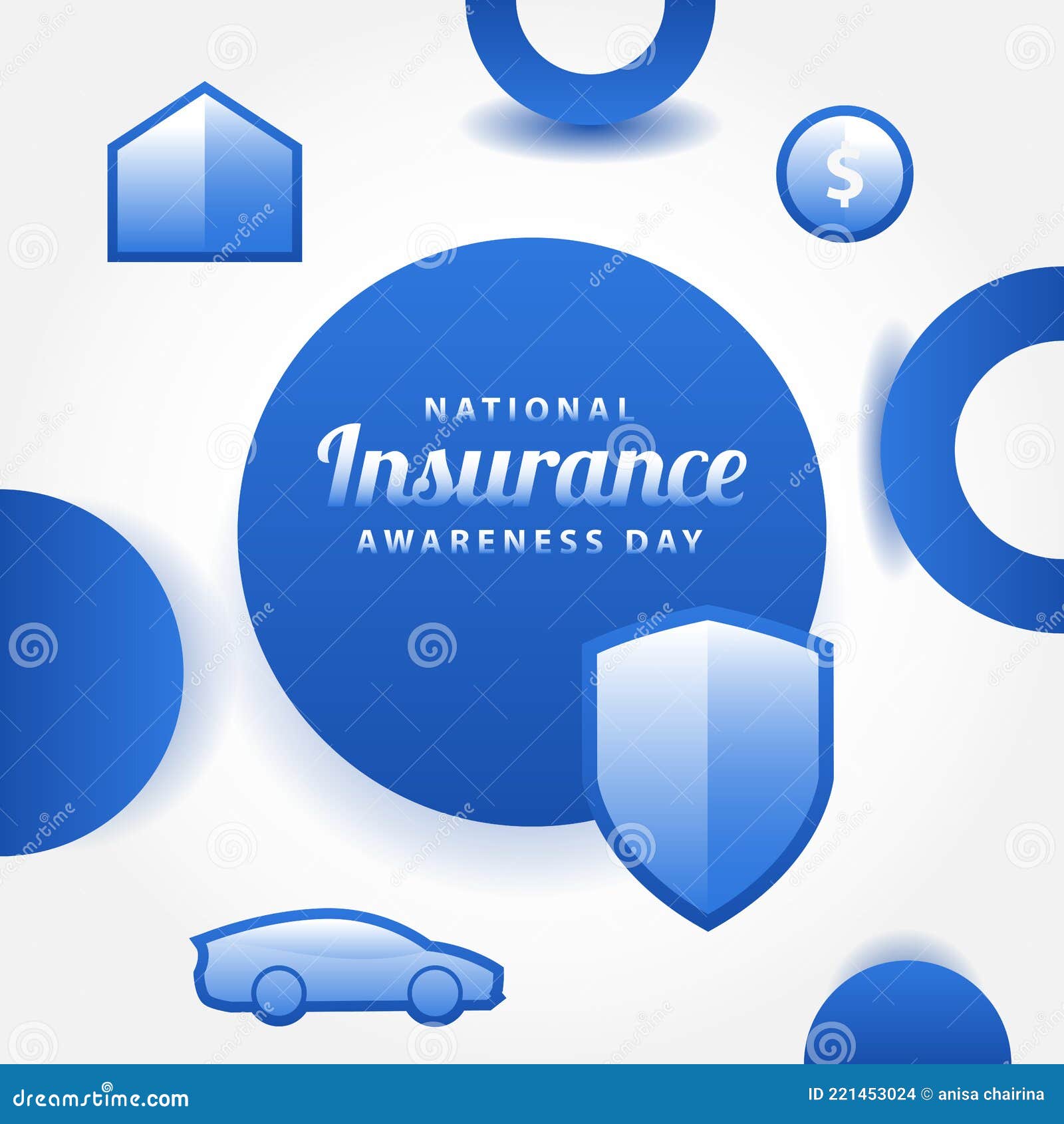 Insurance Awareness Day Background Design Stock Vector - Illustration ...