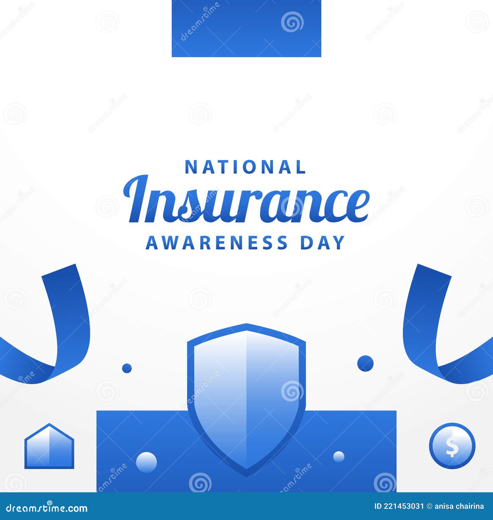 Insurance Awareness Day Background Design Stock Vector - Illustration ...