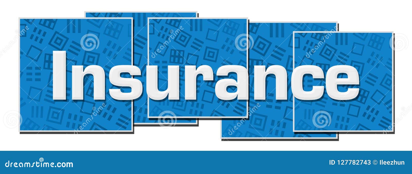 Insurance Blue Texture Blocks Stock Illustration - Illustration of ...