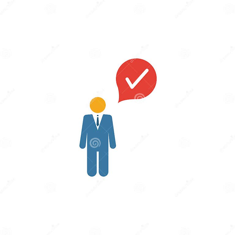 Insurance Broker Icon. Colored Simple Elements from Insurance ...