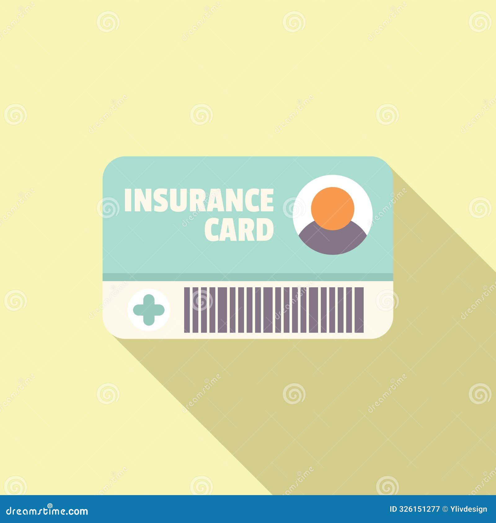 Insurance Card Displaying Personal Data for Healthcare Coverage Stock ...