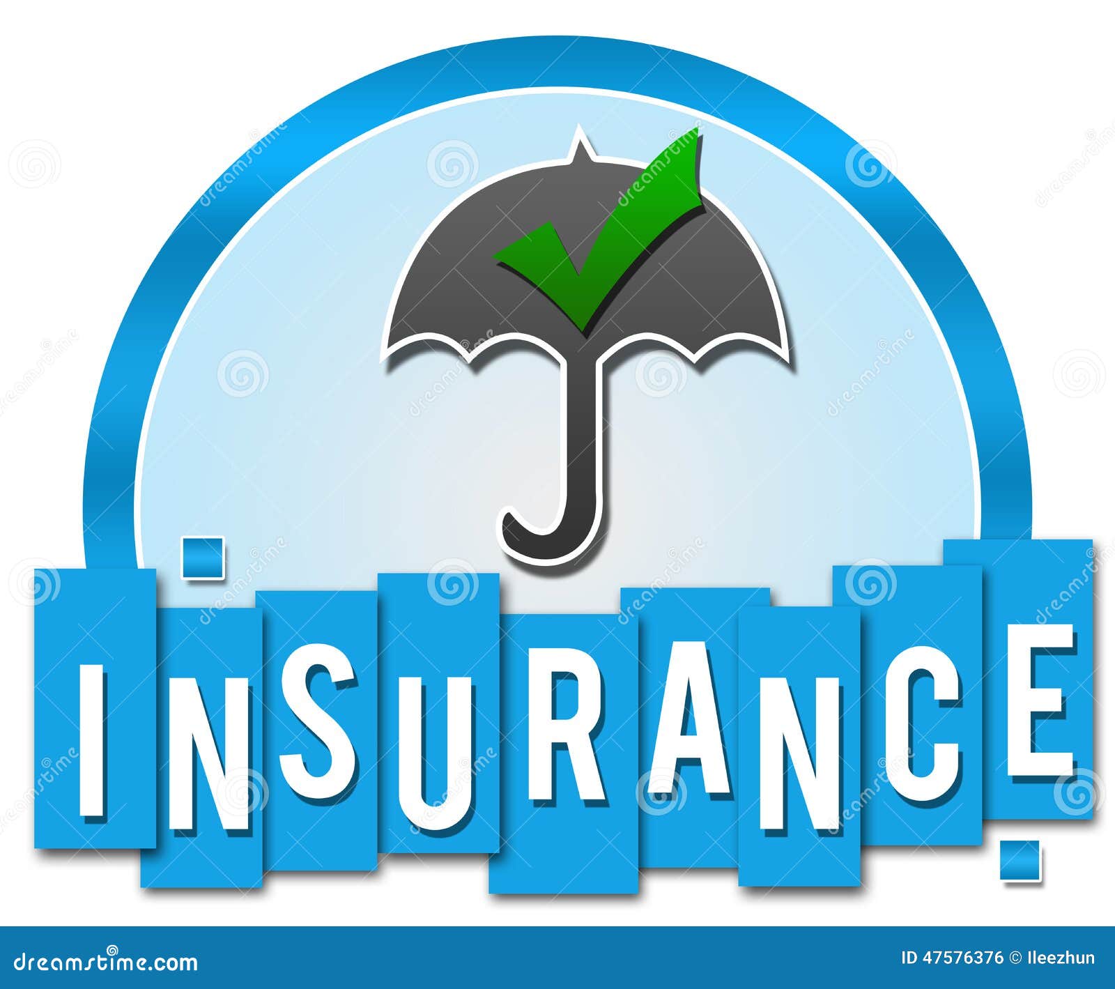 Insurance Circle Stripes stock illustration. Illustration of cover ...
