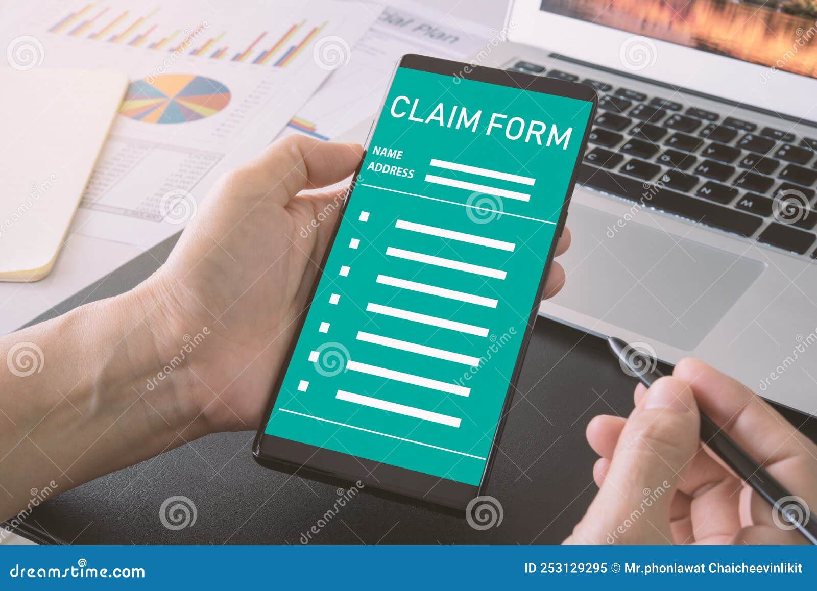 Insurance claim stock image. Image of home, injury, finance - 253129295