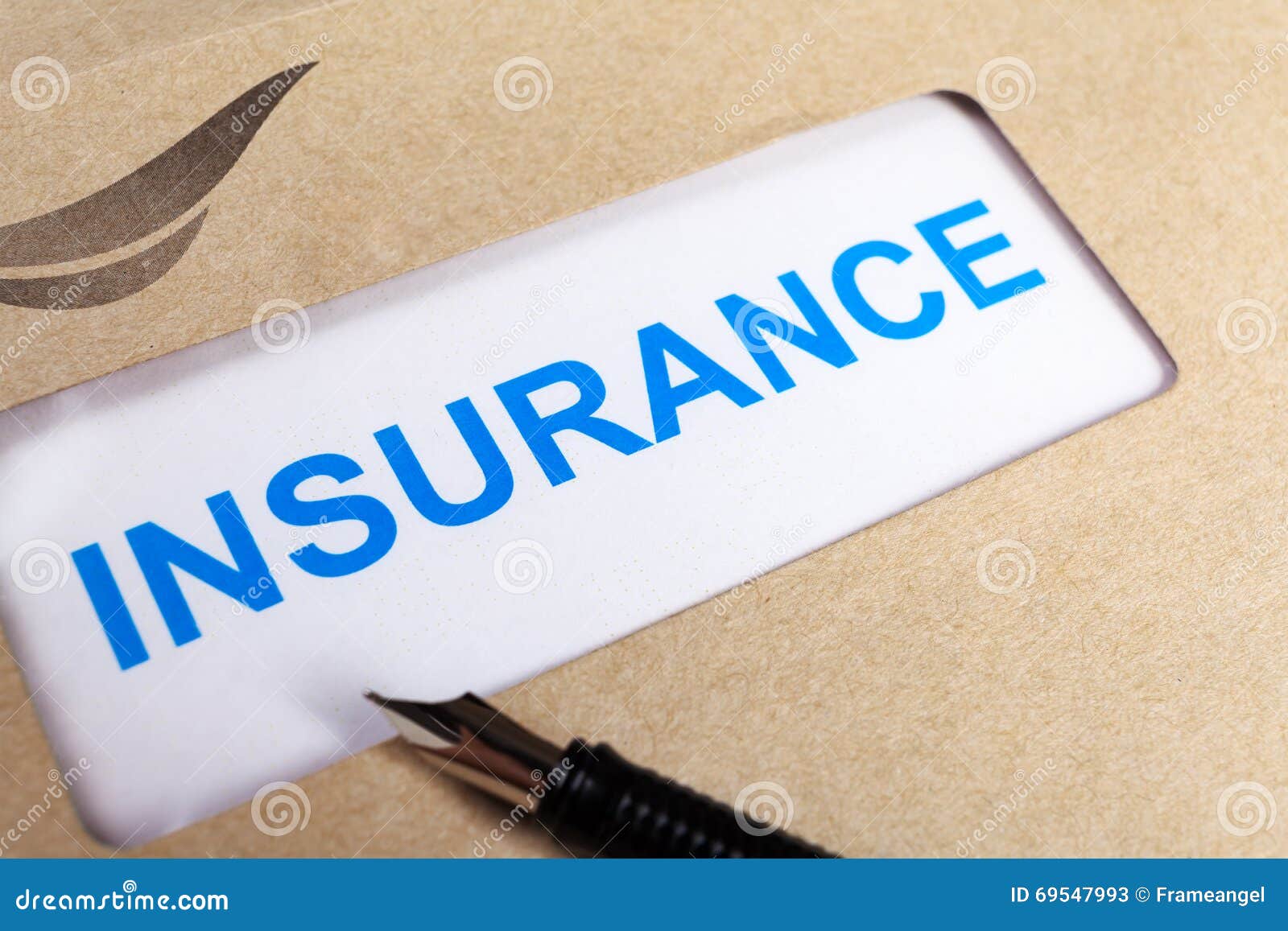 Insurance Claim Form in Brown Envelope, Can Use Insurance Concept Stock ...