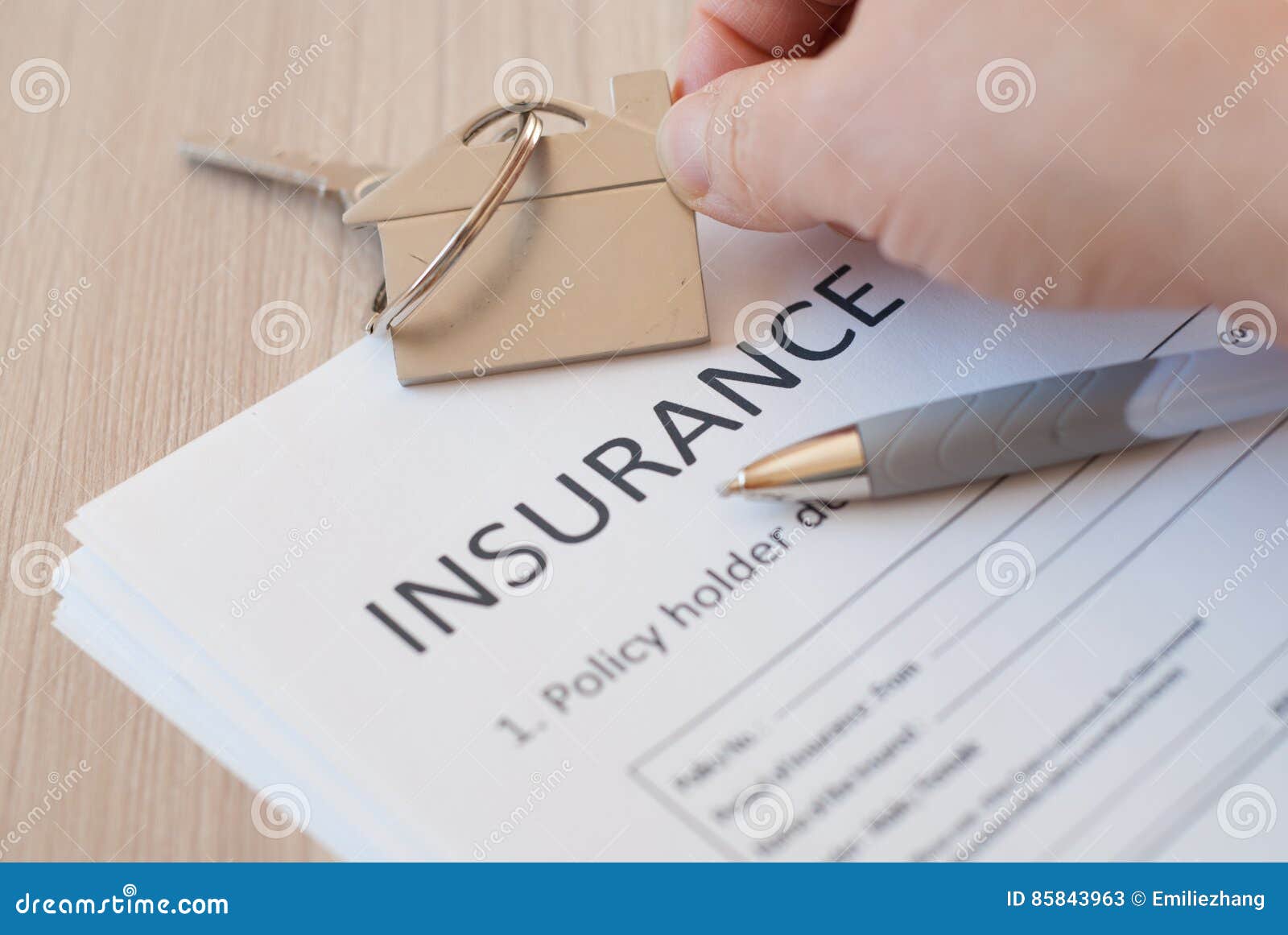 Insurance claim form stock image. Image of claim, care - 85843963