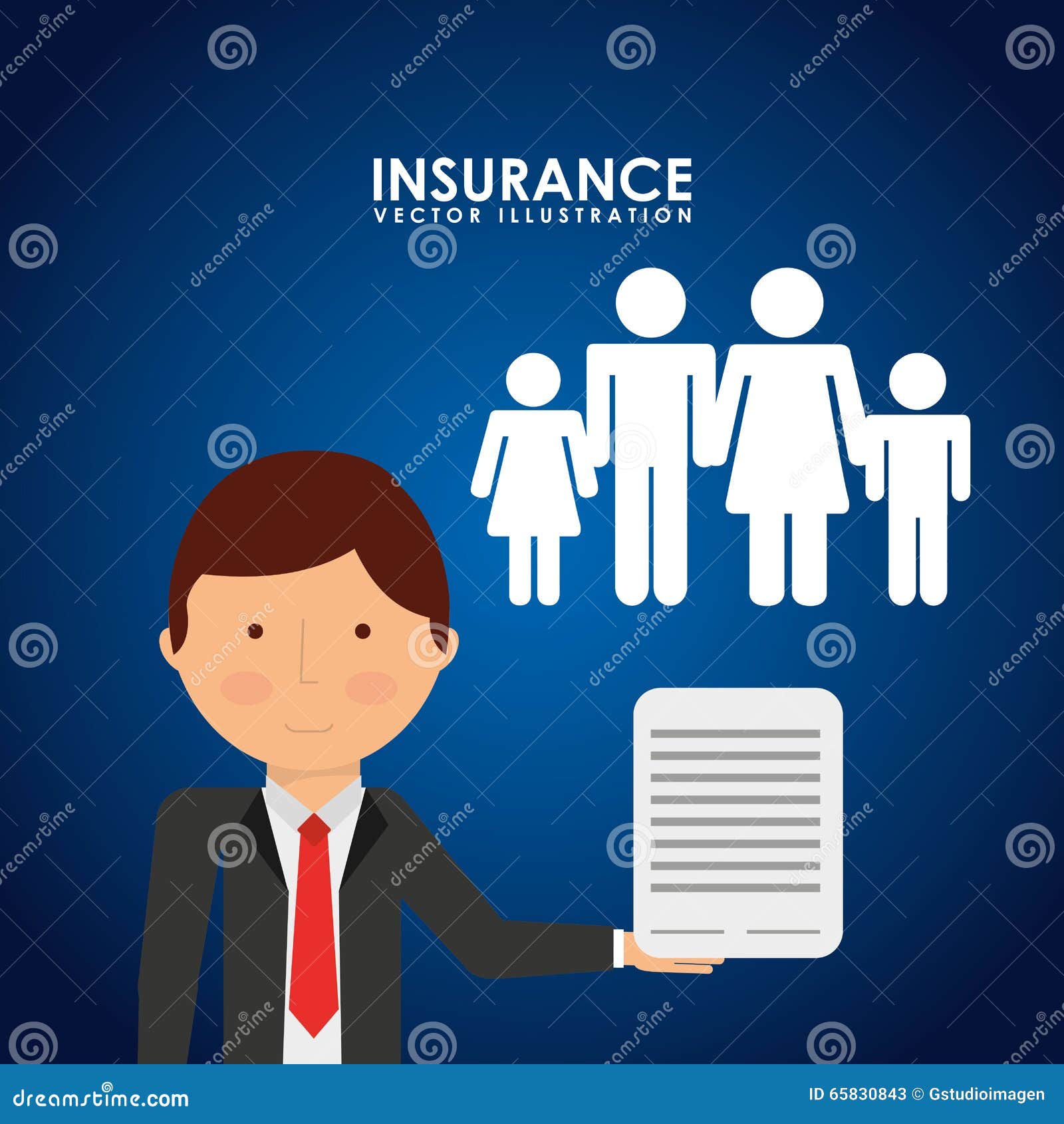 Insurance company design stock vector. Illustration of security - 65830843