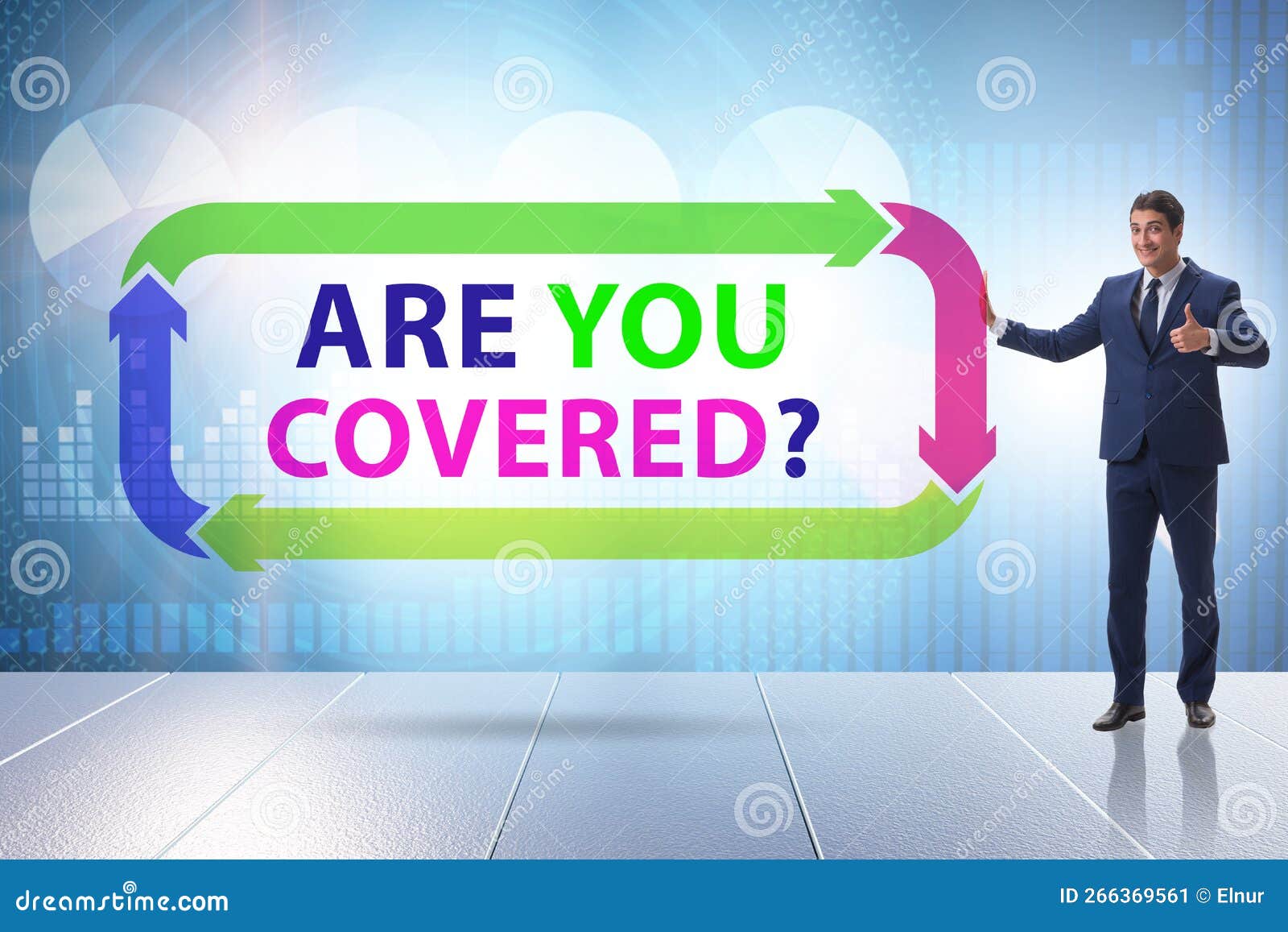 Insurance Concept with the Question are You Covered Stock Image - Image ...