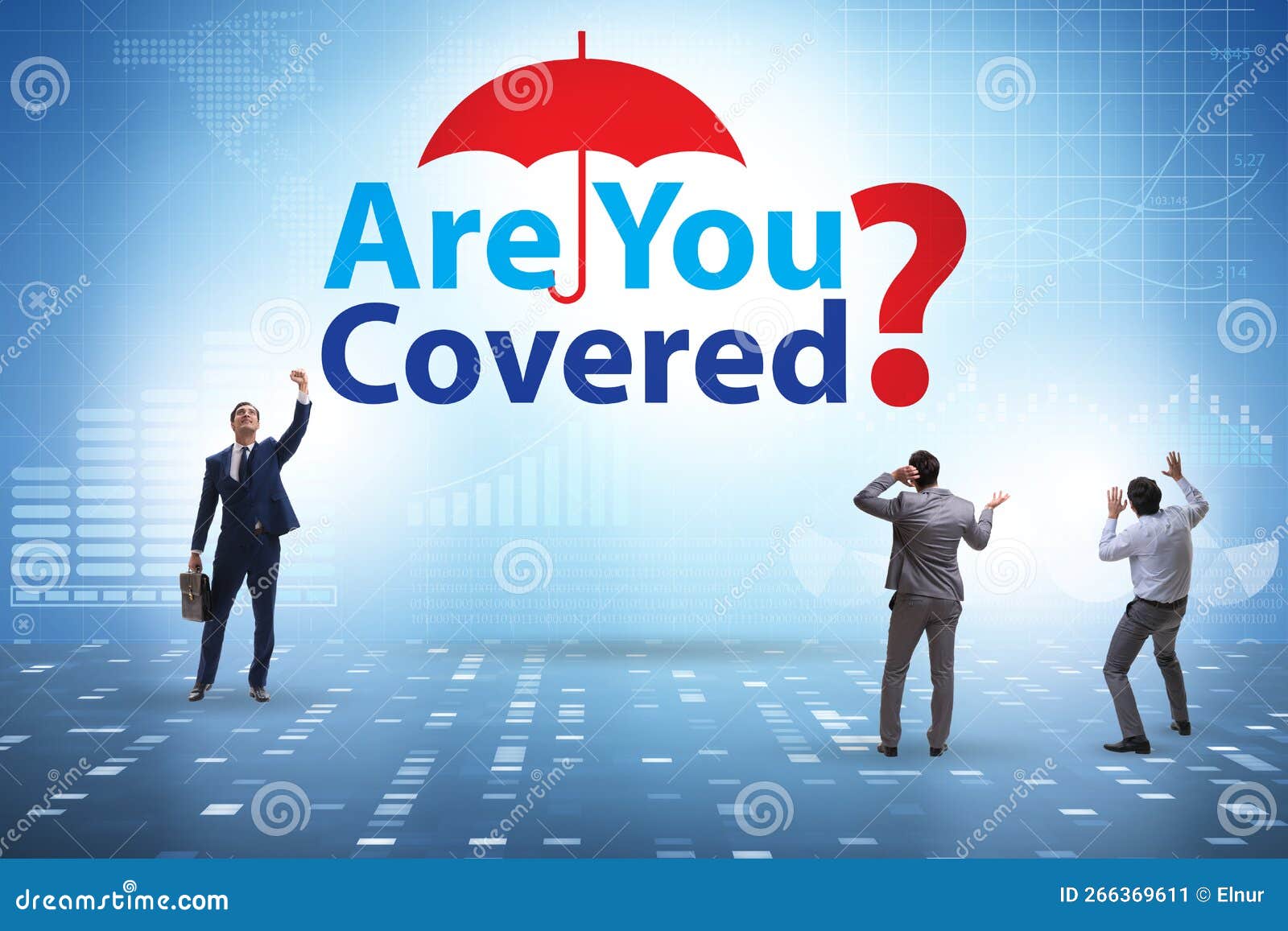Insurance Concept with the Question are You Covered Stock Image - Image ...