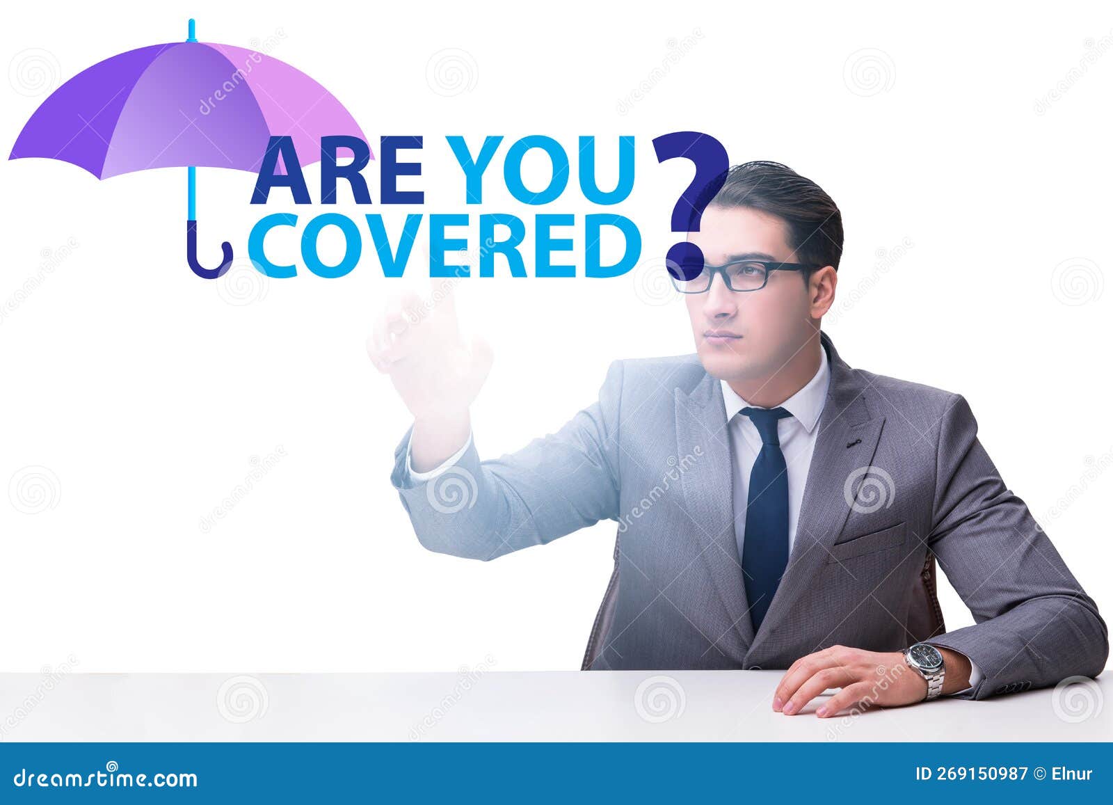 Insurance Concept with the Question are You Covered Stock Image - Image ...