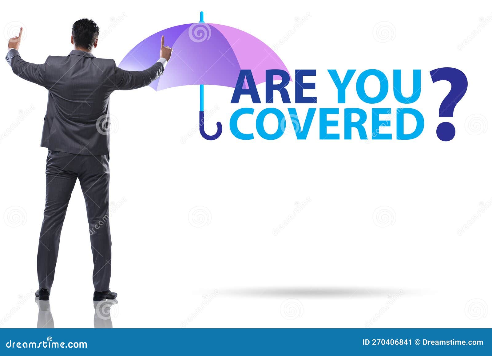 Insurance Concept with the Question are You Covered Stock Image - Image ...