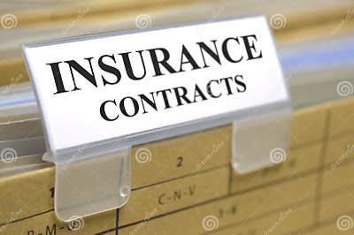 Insurance contracts stock photo. Image of policy, insure - 34242112