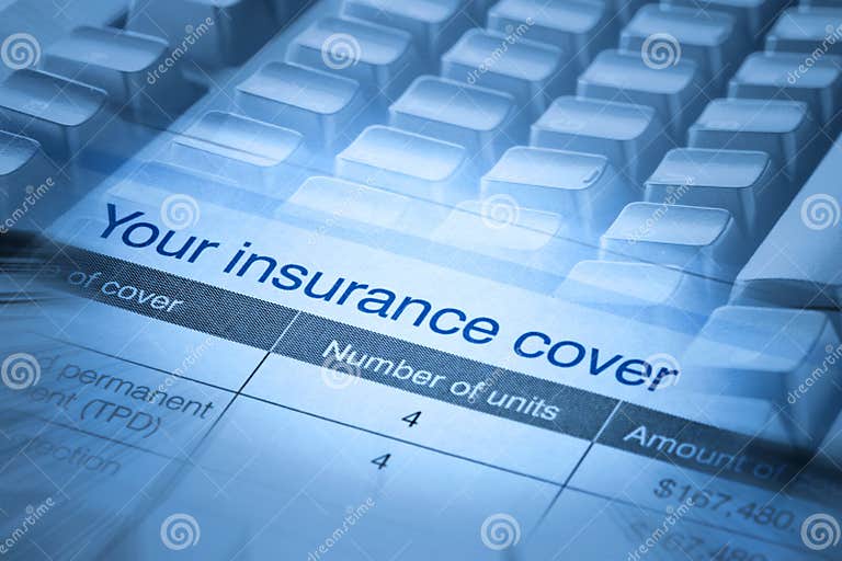 Insurance Cover stock photo. Image of cover, units, information - 34031406