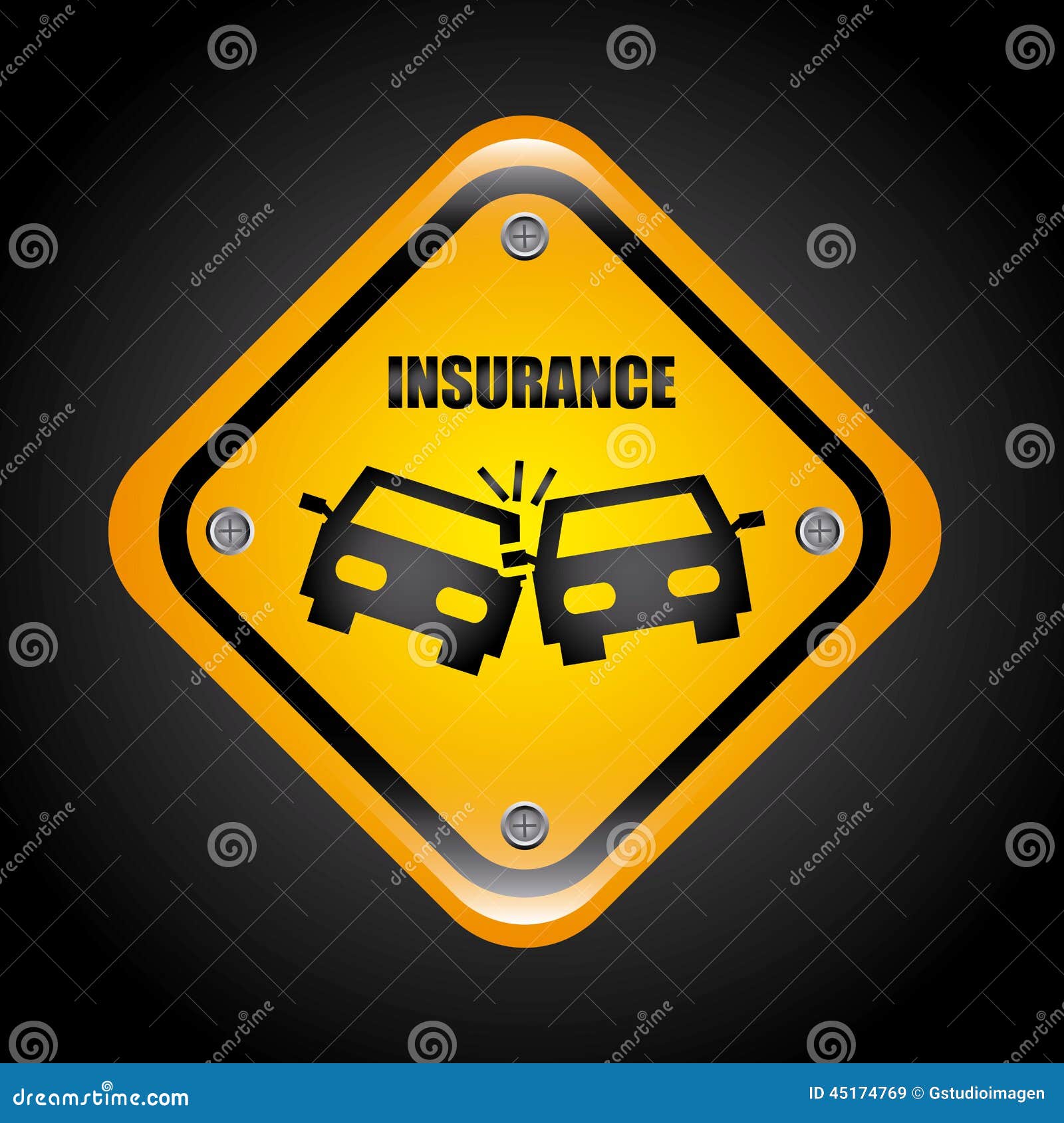 Insurance design stock vector. Illustration of assurance - 45174769
