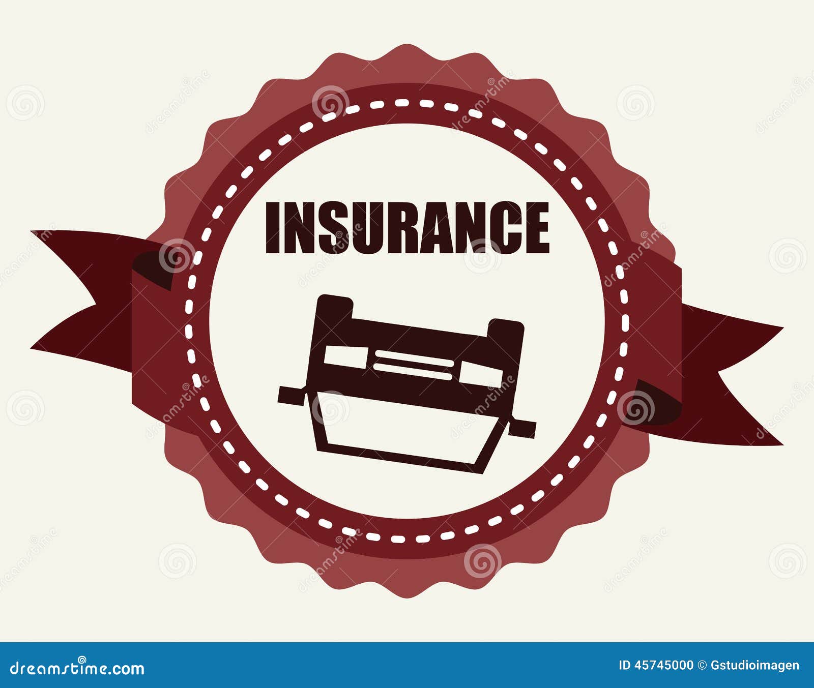 Insurance design stock vector. Illustration of assurance - 45745000