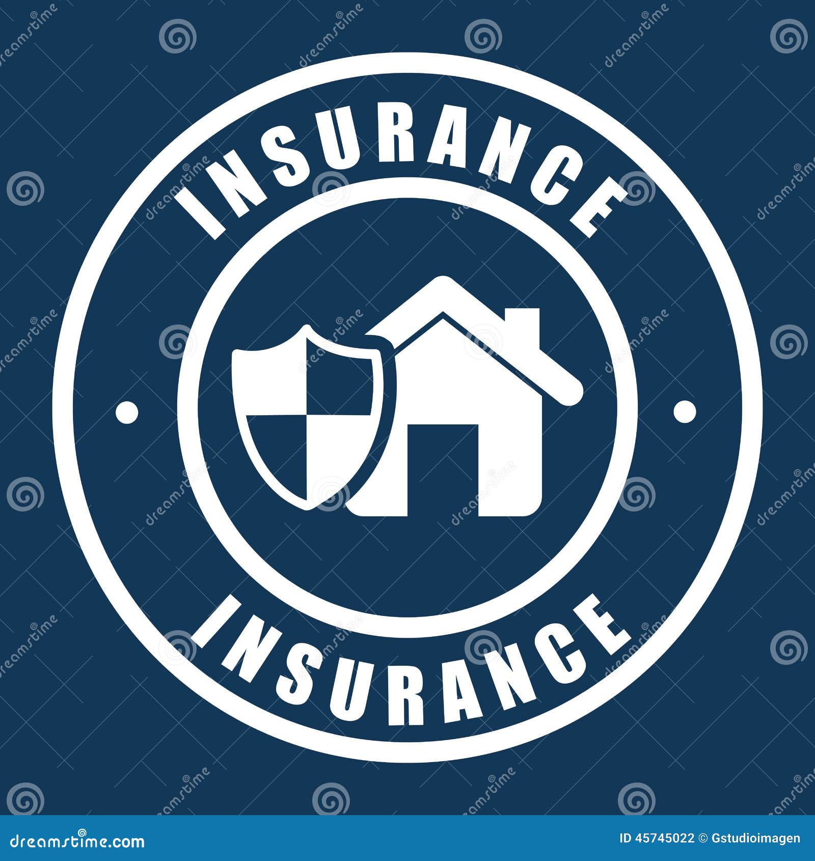 Insurance design stock vector. Illustration of safe, help - 45745022