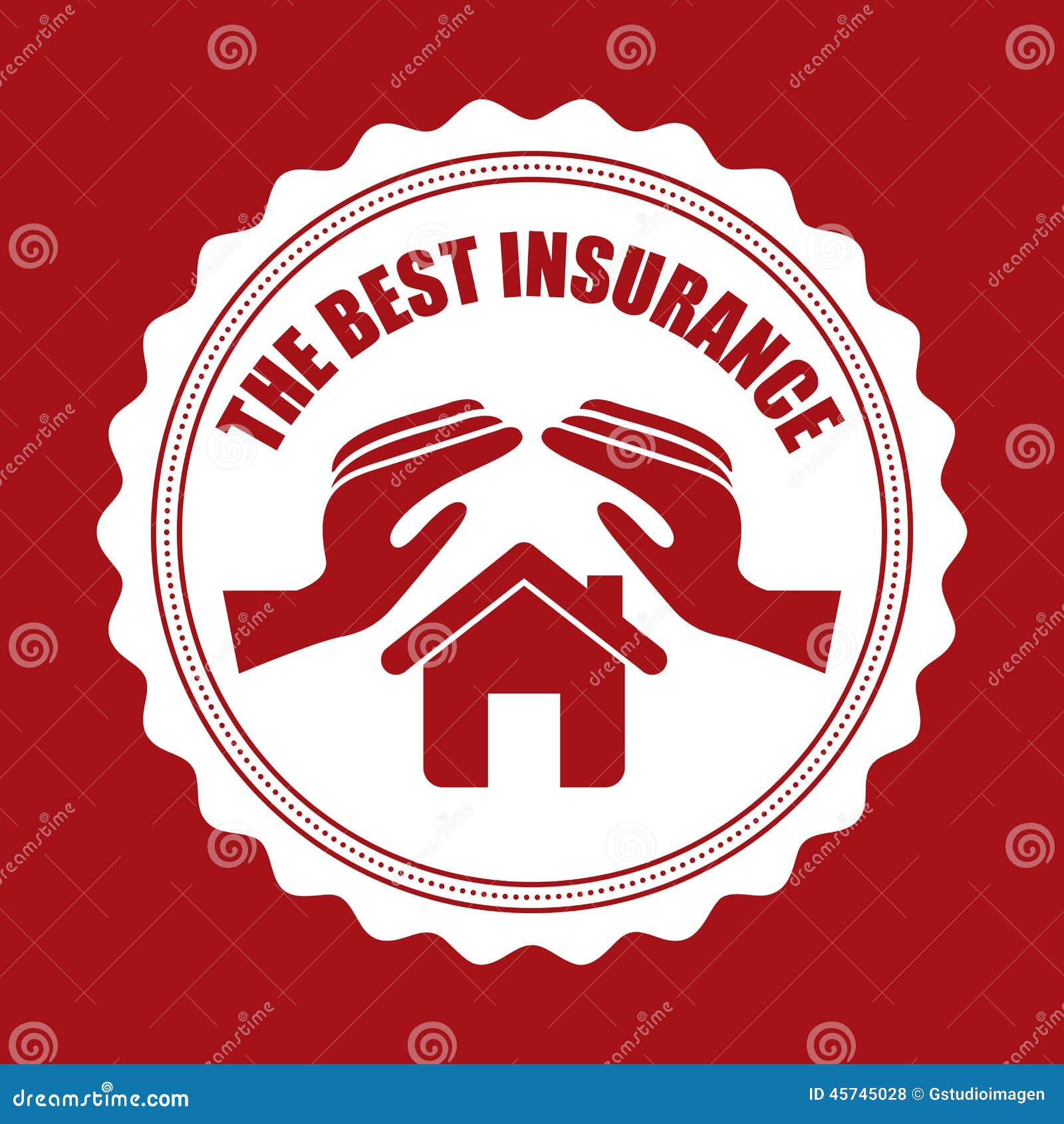 Insurance design stock vector. Illustration of property - 45745028