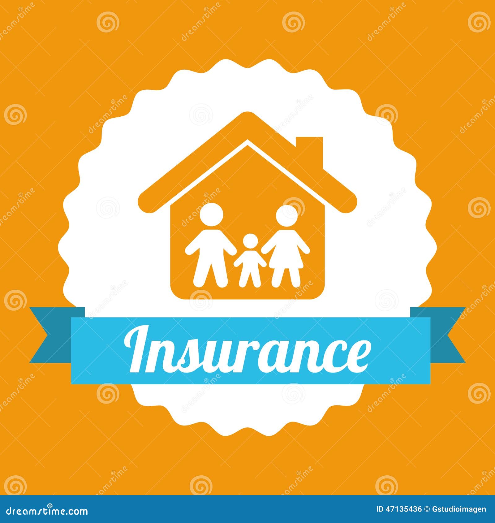 Insurance design stock vector. Illustration of property - 47135436
