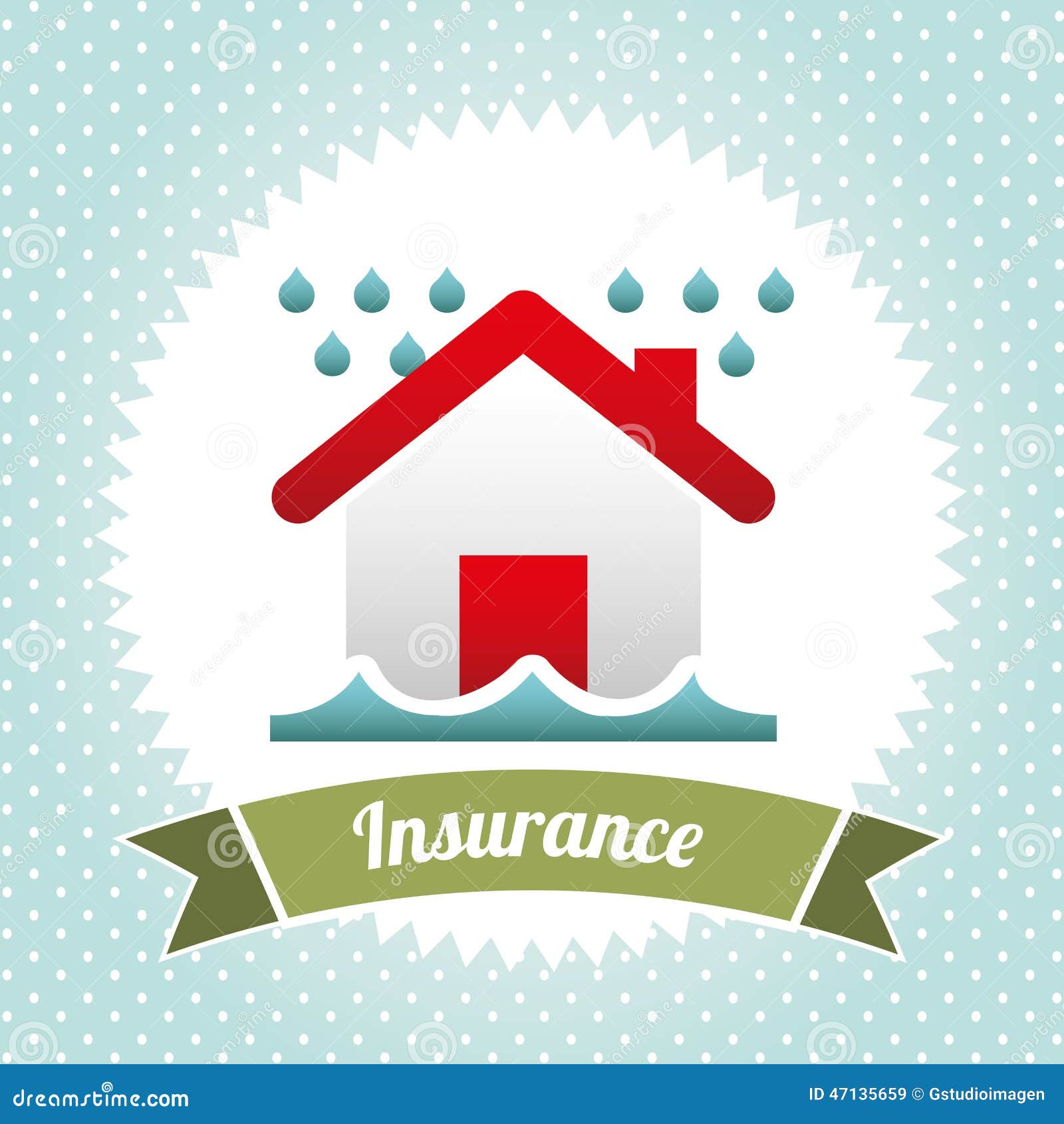 Insurance design stock vector. Illustration of silhouette - 47135659