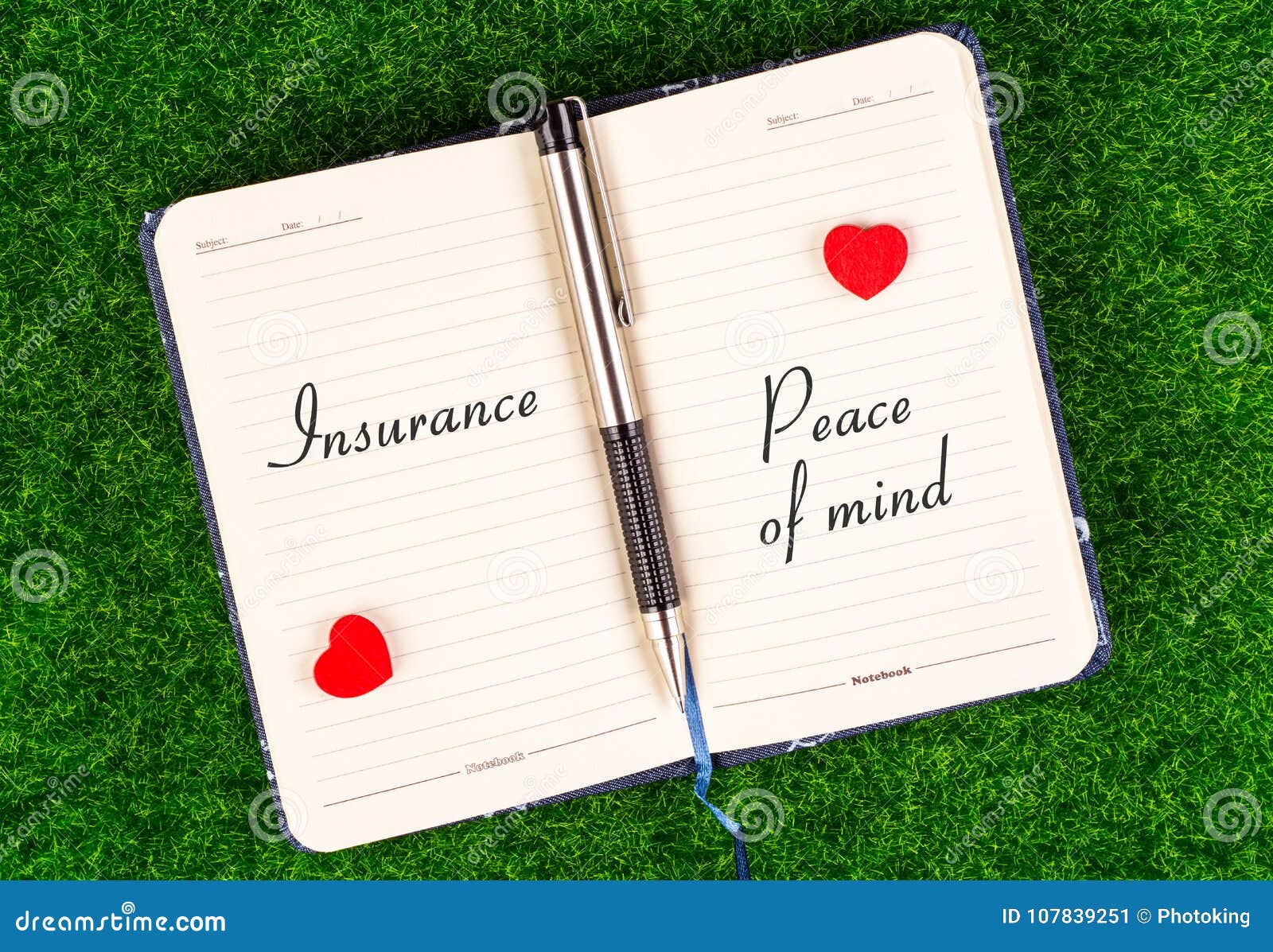 Insurance Equal Peace of Mind Stock Image - Image of dieting, generate ...