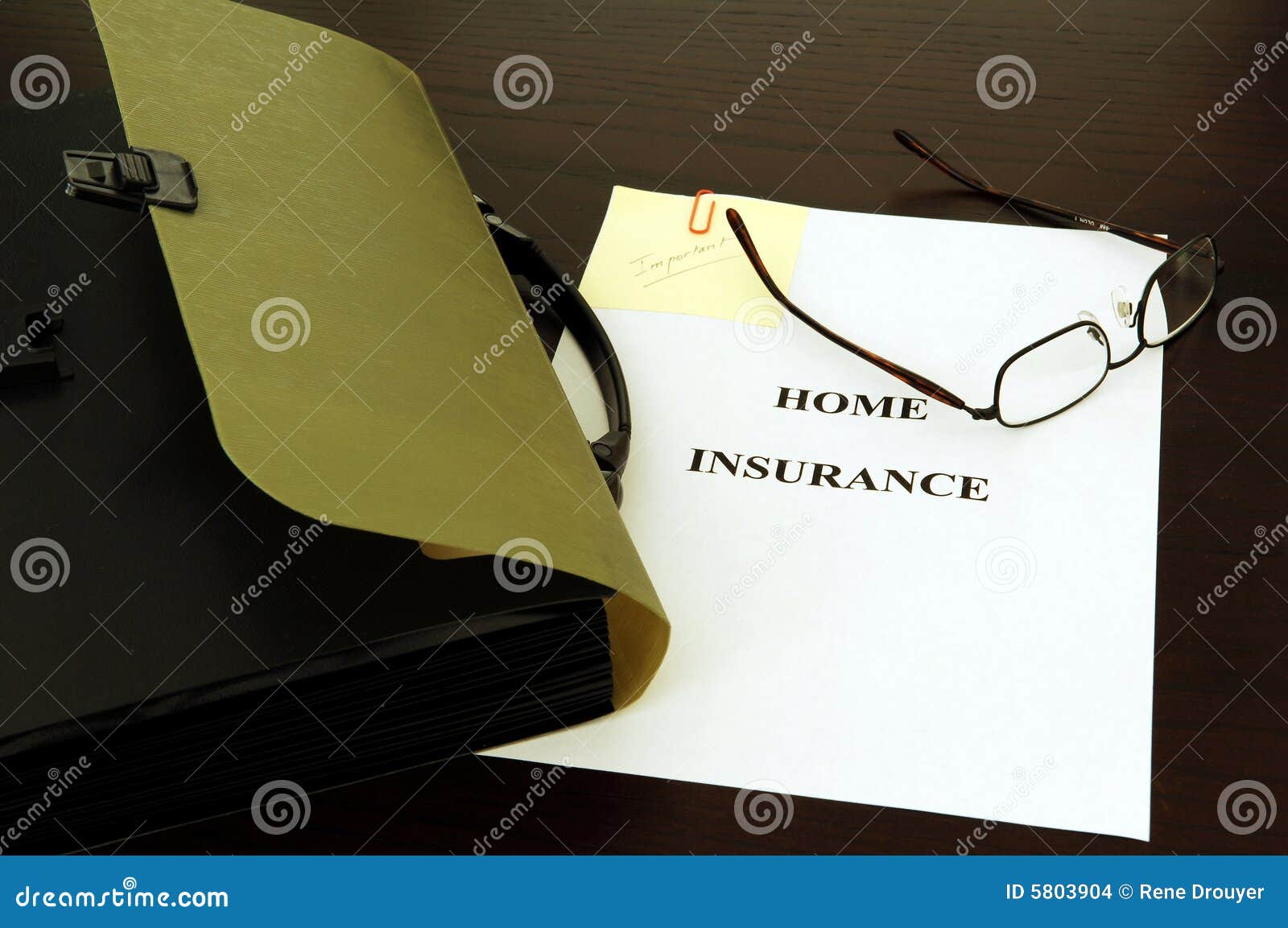 Insurance file stock photo. Image of control, glass, papers - 5803904