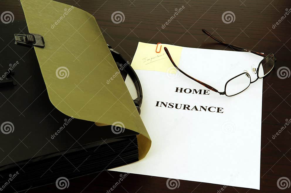 Insurance file stock photo. Image of control, glass, papers - 5803904