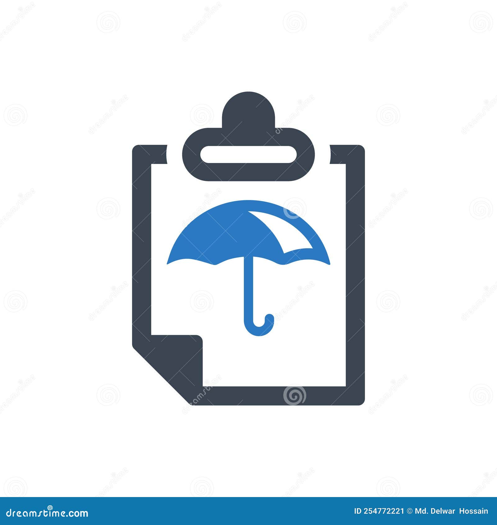 Insurance Guarantee Policy Icon Stock Vector - Illustration of policy ...