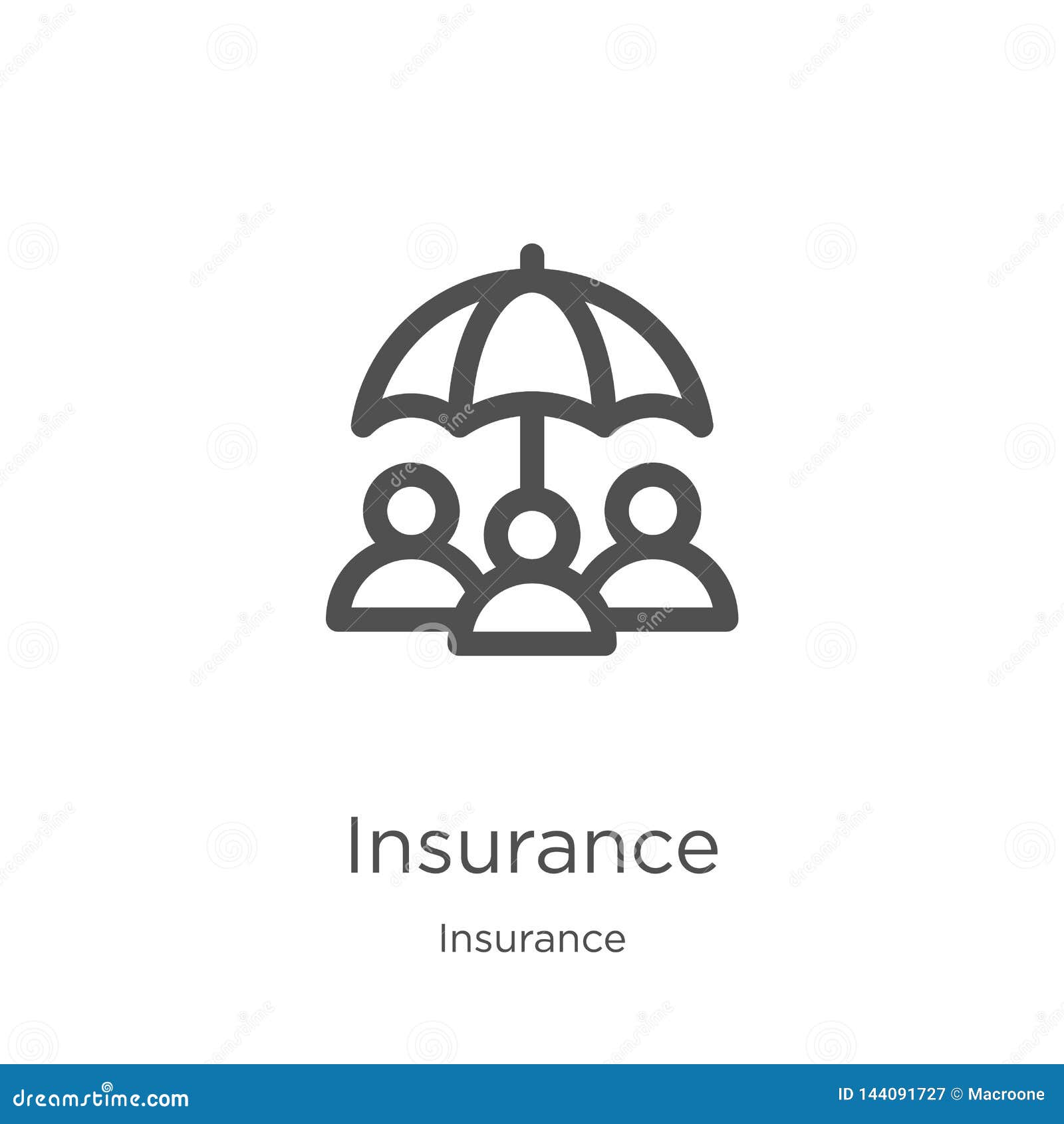 Insurance Icon Vector from Insurance Collection. Thin Line Insurance ...