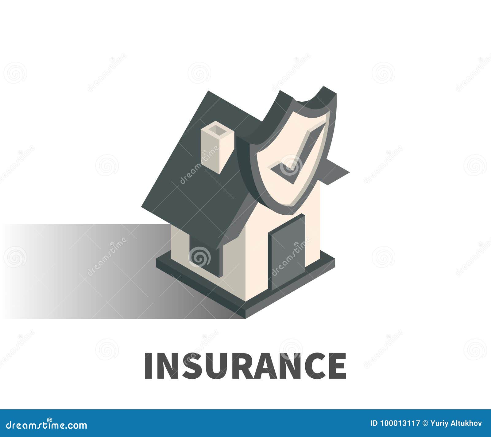 Insurance Icon, Vector Symbol. Stock Vector - Illustration of business ...