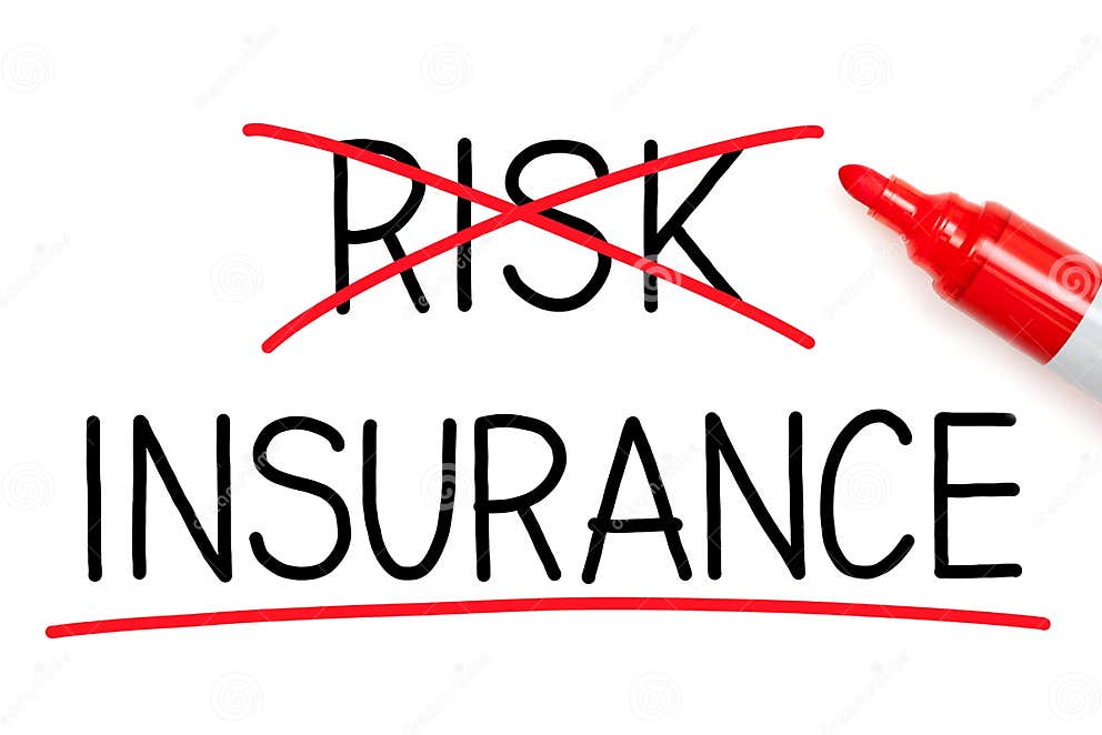 Insurance Not Risk stock photo. Image of investment, loss - 91447250