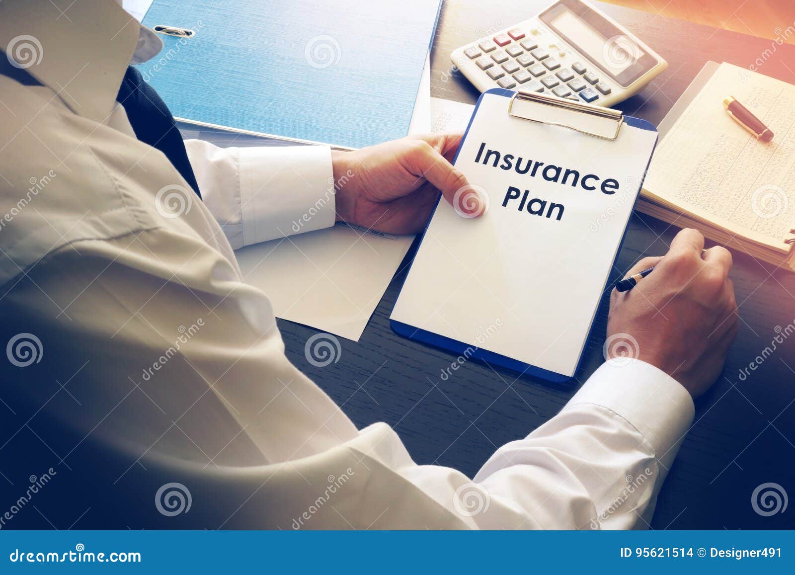Insurance plan. stock photo. Image of assurance, claim - 95621514