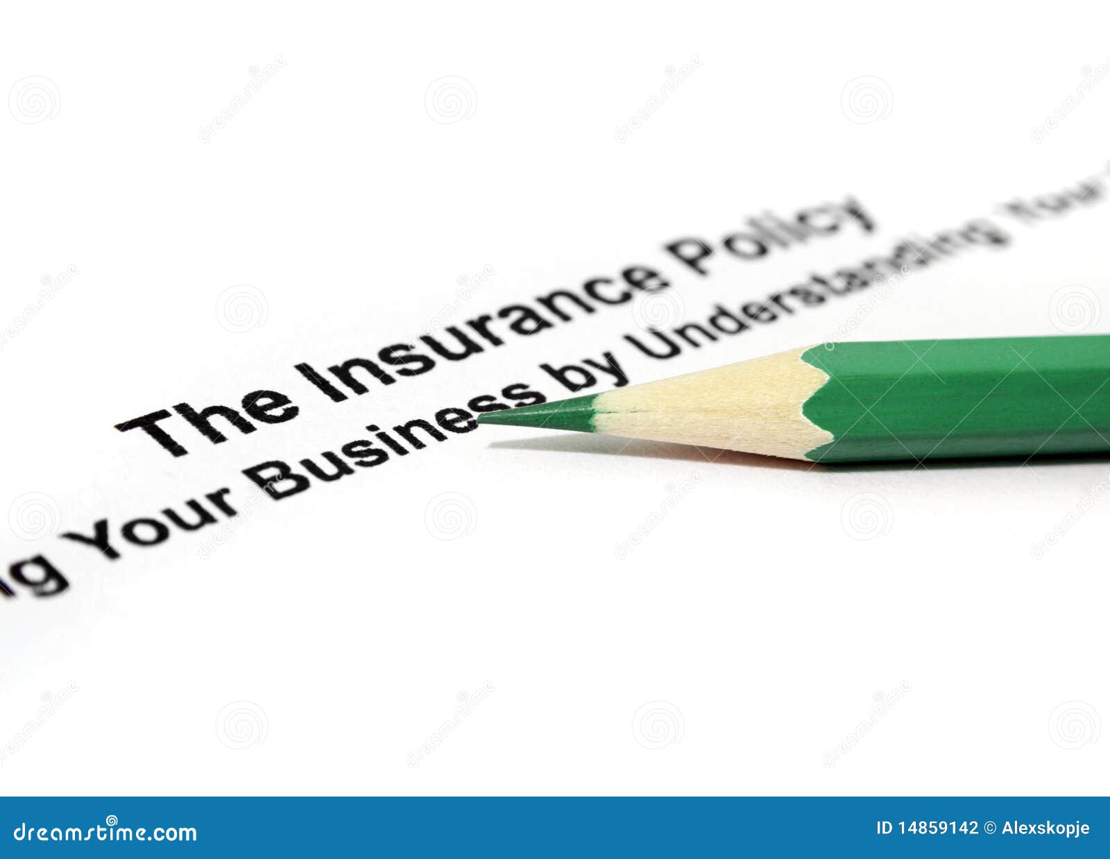 Insurance policy stock photo. Image of business, insurance - 14859142