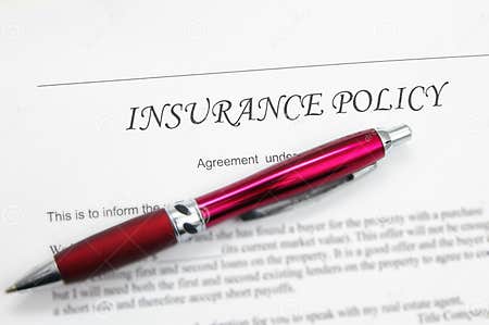Insurance policy stock photo. Image of paper, life, auto - 17419128