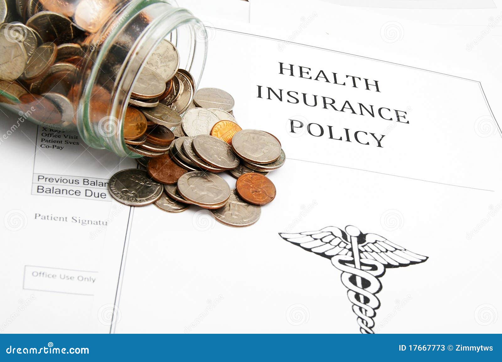 Insurance policy stock image. Image of healthcare, health - 17667773