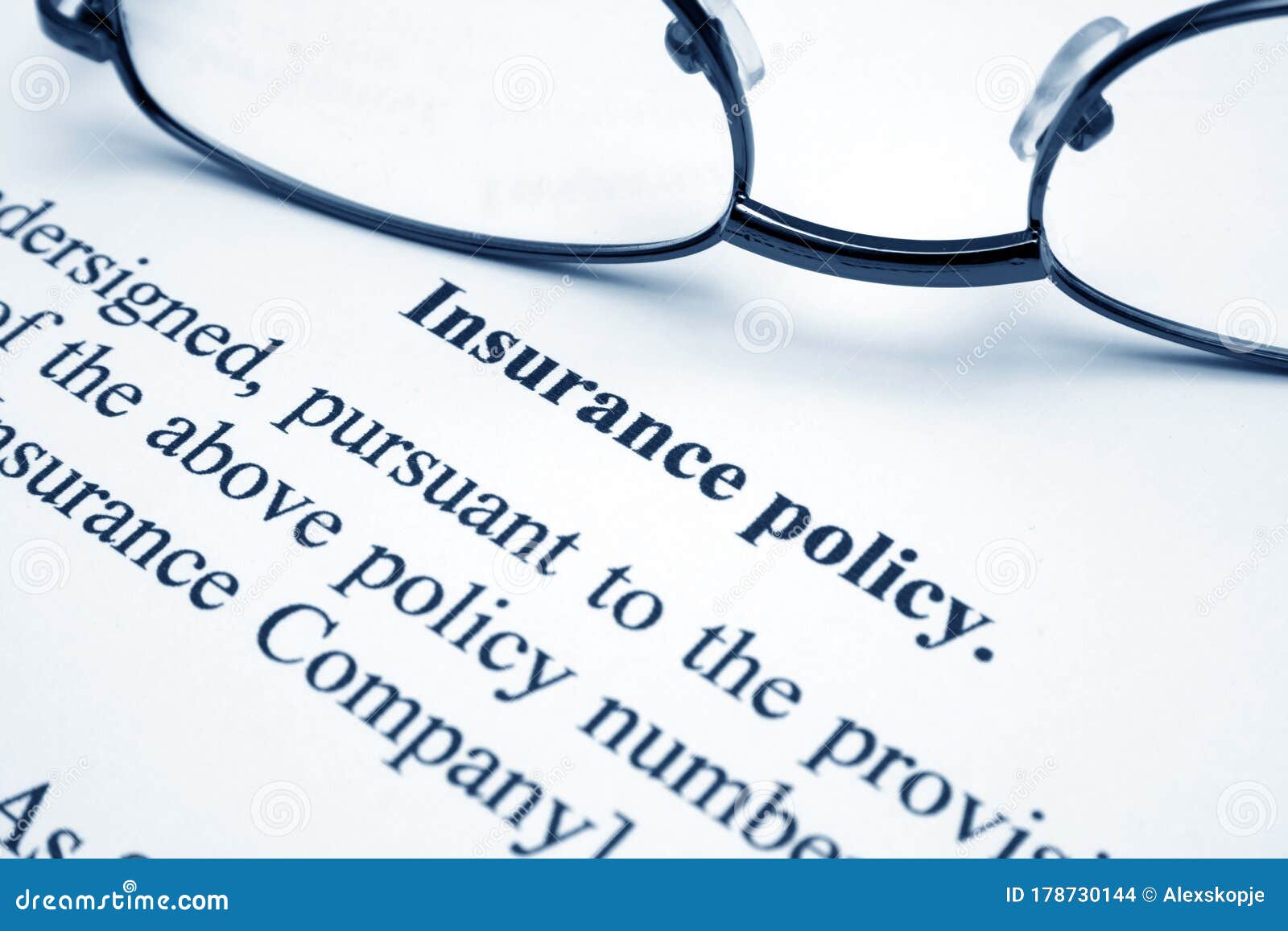 Insurance policy stock photo. Image of risky, security - 178730144