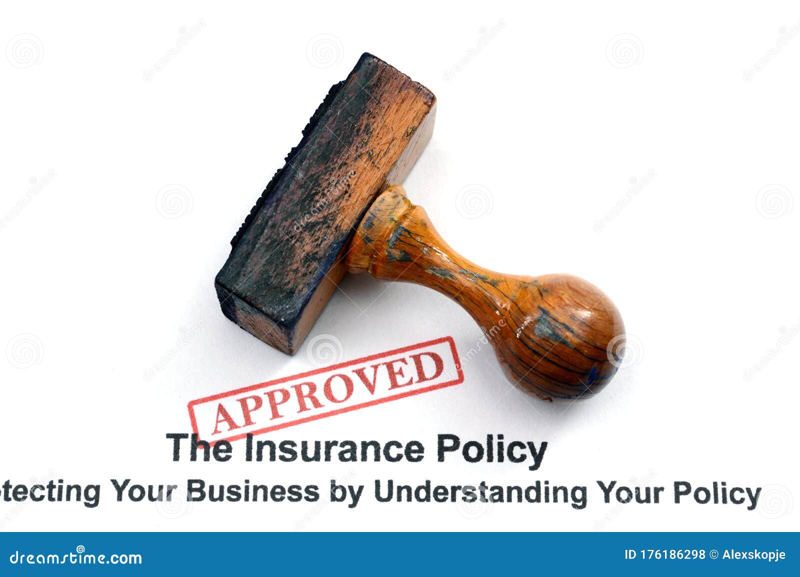 Insurance Policy - Approved Stock Photo - Image of injury, business ...
