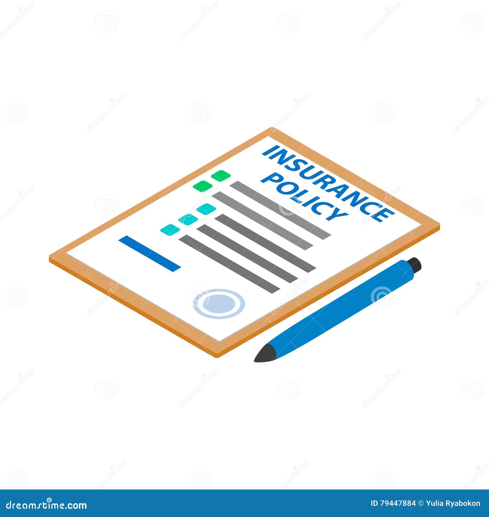 Policy Icon On White Background. Simple Element Illustration From Law ...