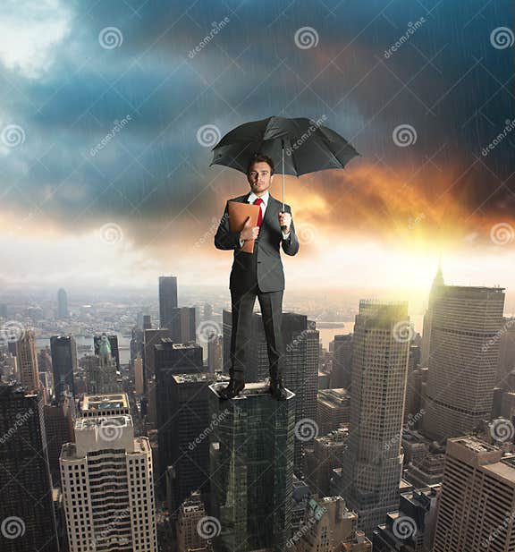 Insurance Protection Concept Stock Photo - Image of building, manager ...