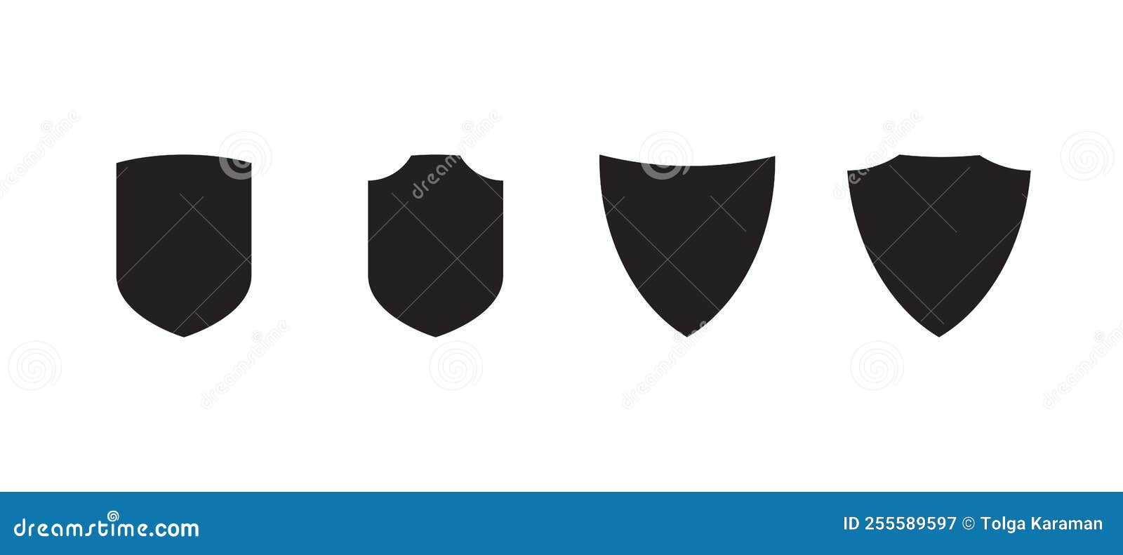 Insurance Protection and Security Shield Symbol. Stock Vector ...