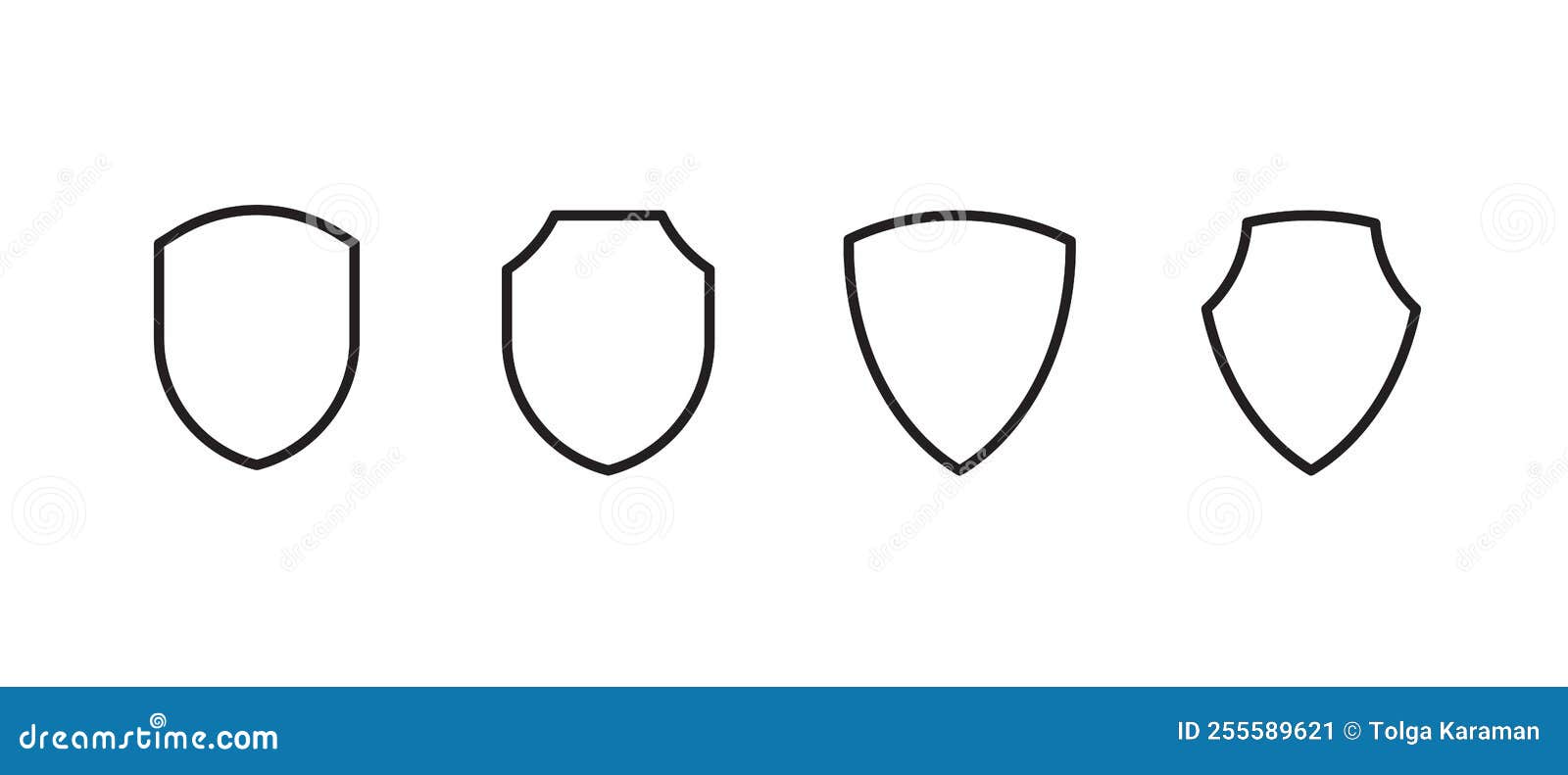 Insurance Protection and Security Shield Symbol. Stock Vector ...