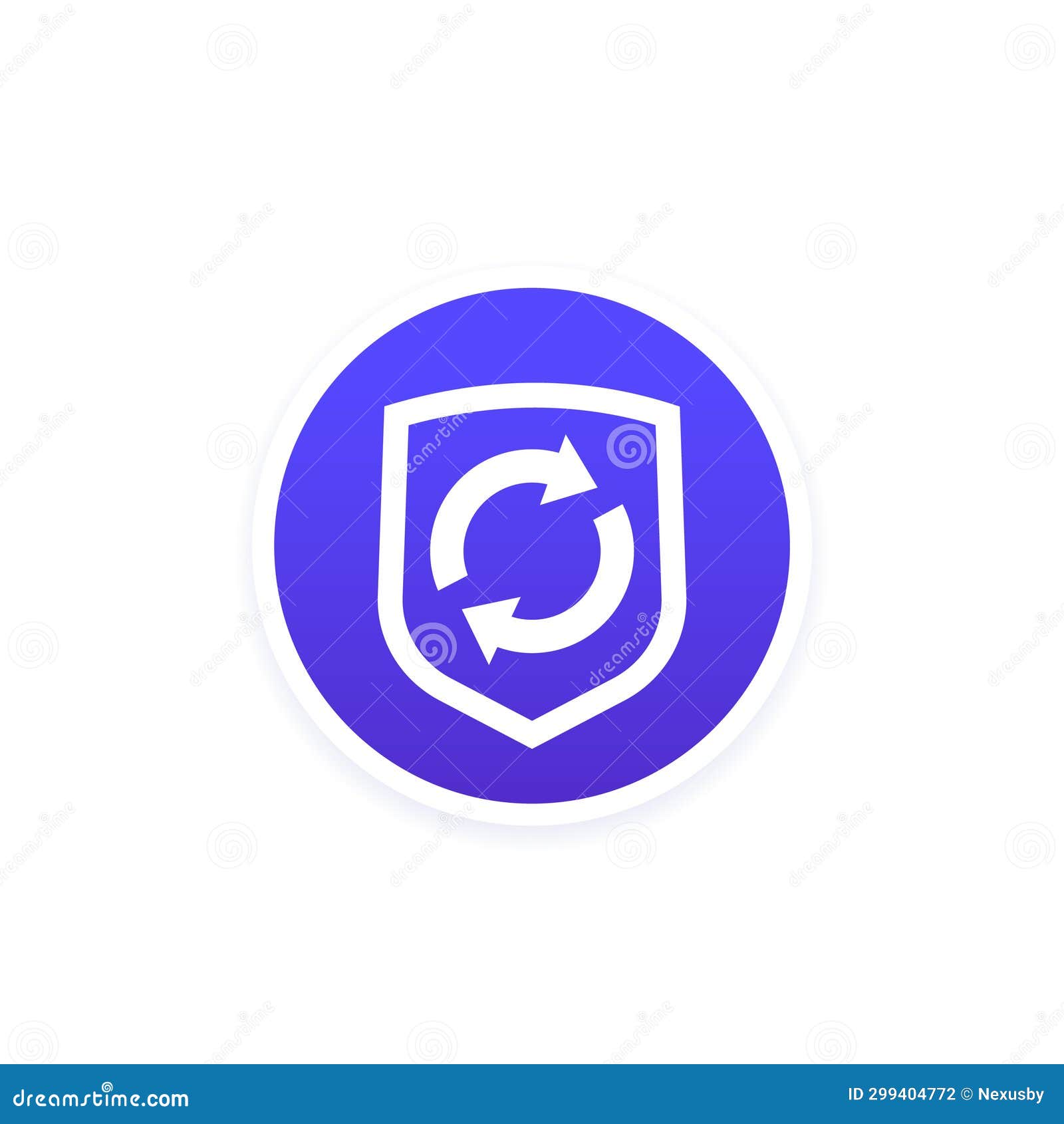 Insurance Renewal Icon for Web Stock Vector - Illustration of insurance ...