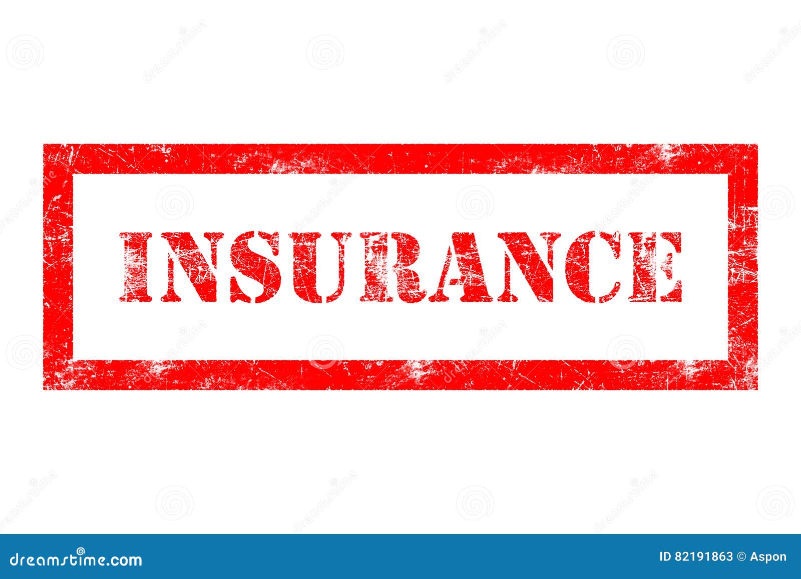Insurance rubber stamp stock illustration. Illustration of insured ...
