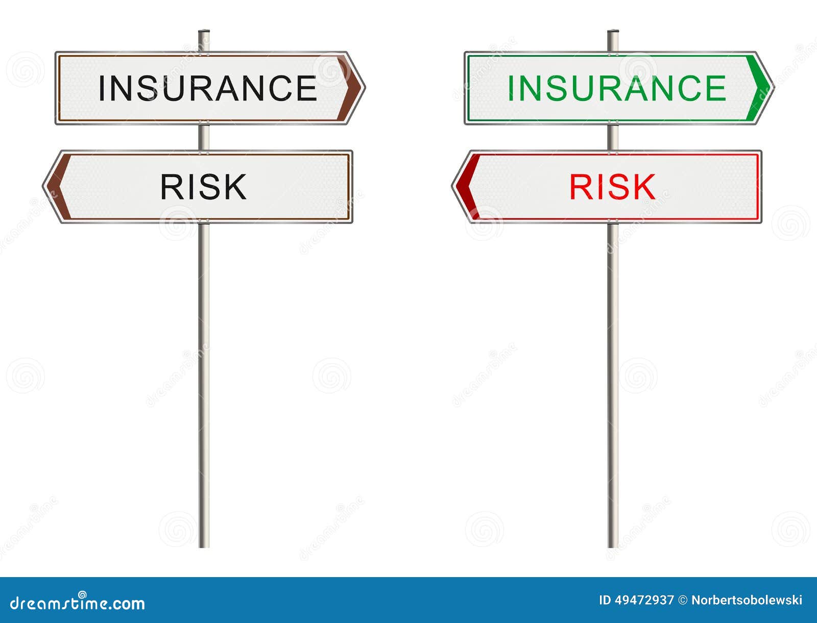 Insurance sign stock illustration. Illustration of guidance - 49472937