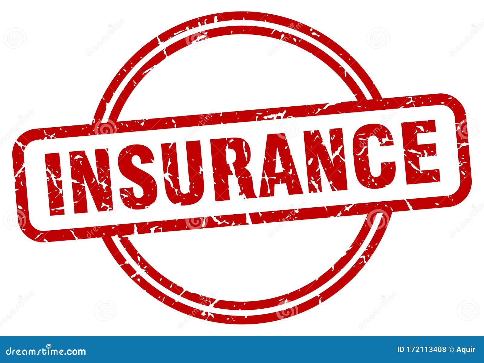 Insurance Stamp. Insurance Round Grunge Sign Stock Vector ...