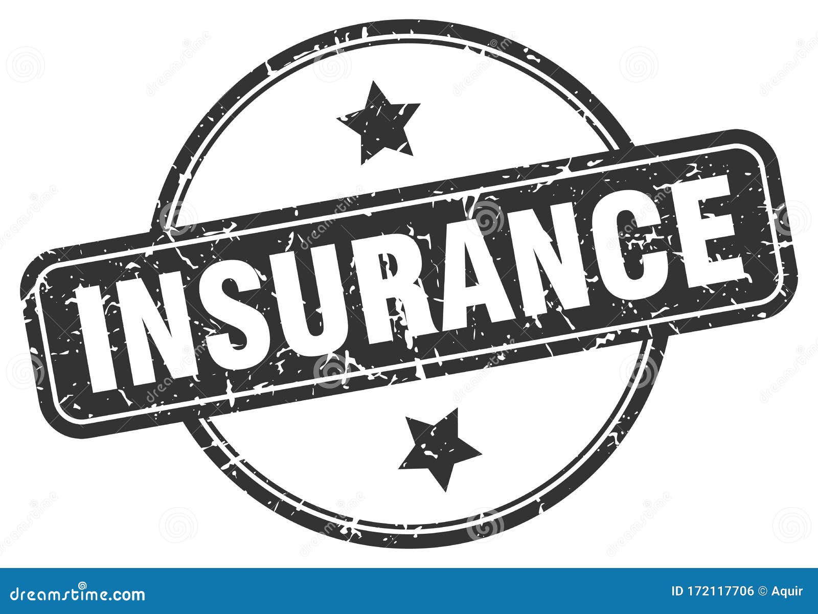 Insurance Stamp. Insurance Round Grunge Sign Stock Vector ...