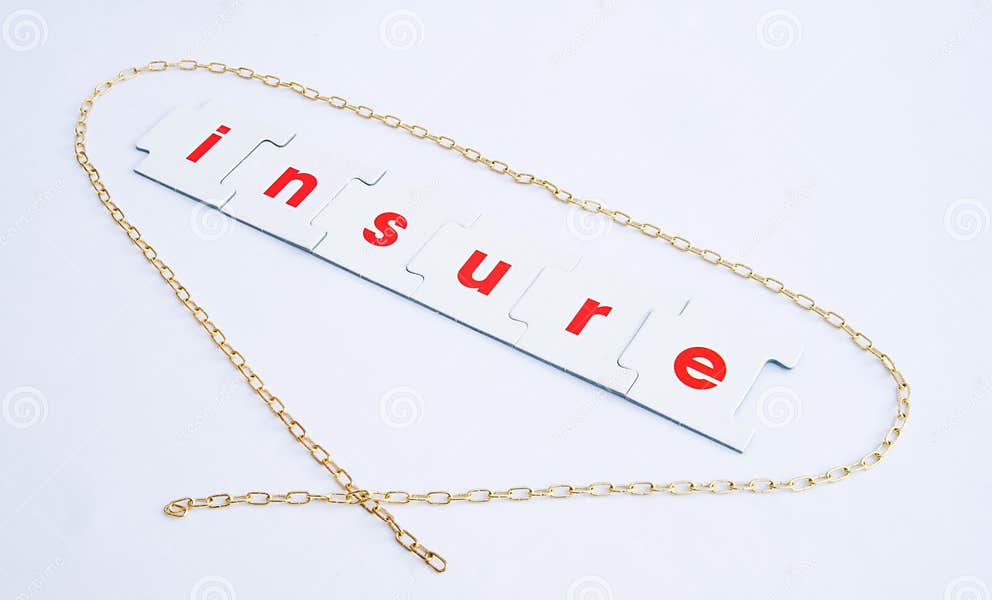 Insure; logo ? stock image. Image of fire, crime, damage - 12026471