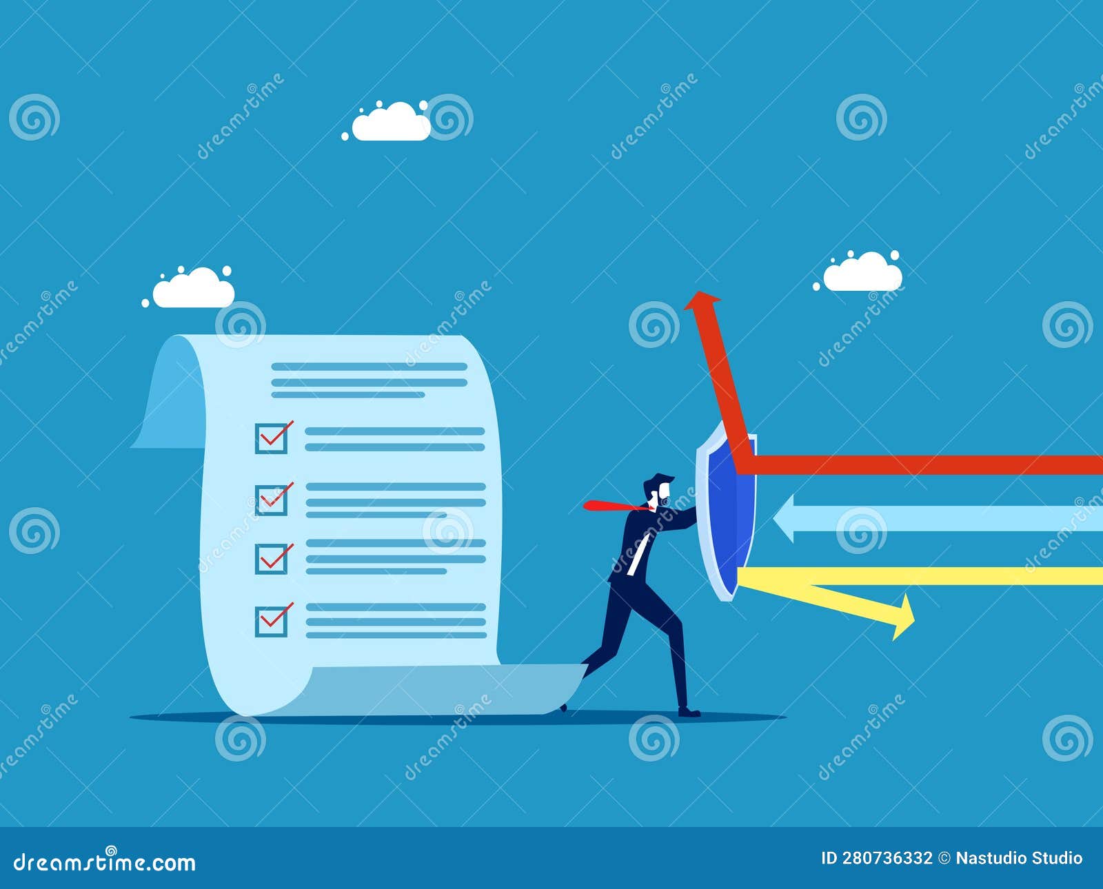 Obey Rules Miss Fun Lettering Cartoon Vector | CartoonDealer.com #96049091